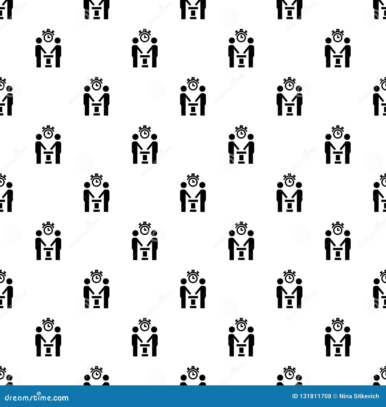 Political Debate Pattern Seamless Vector Stock Vector - Illustration of ...