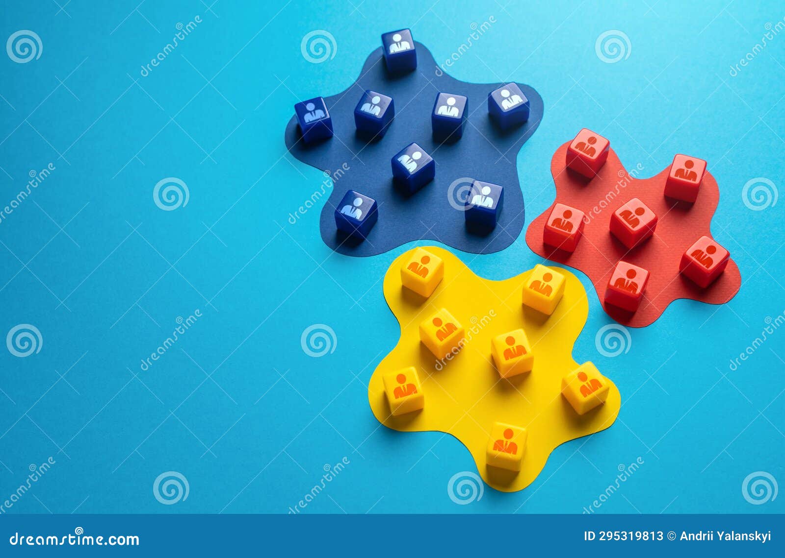 Political Forces and Teams. Rivalry and Competition Stock Image - Image ...