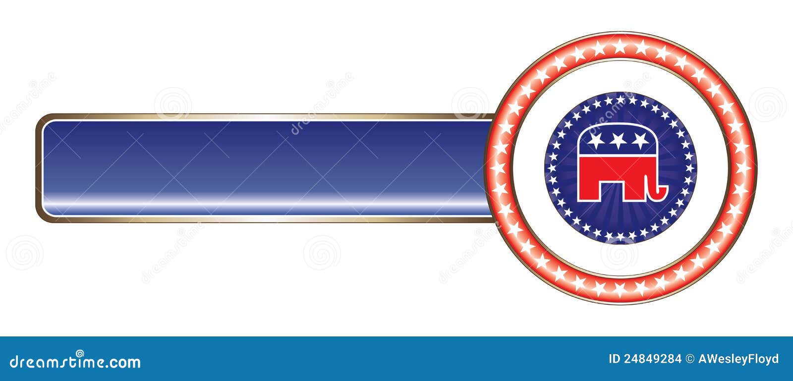 Political Label Republican Star Editorial Stock Image - Illustration of ...