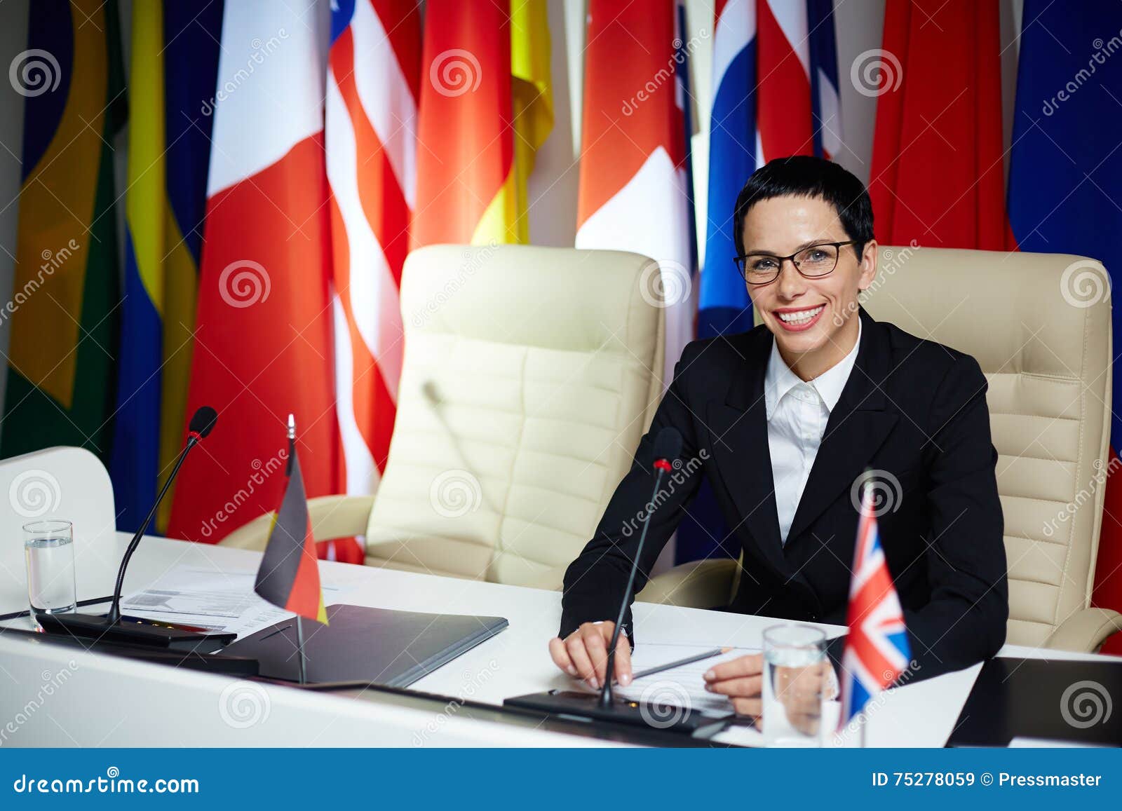 Political leader stock image. Image of conference, campaign - 75278059