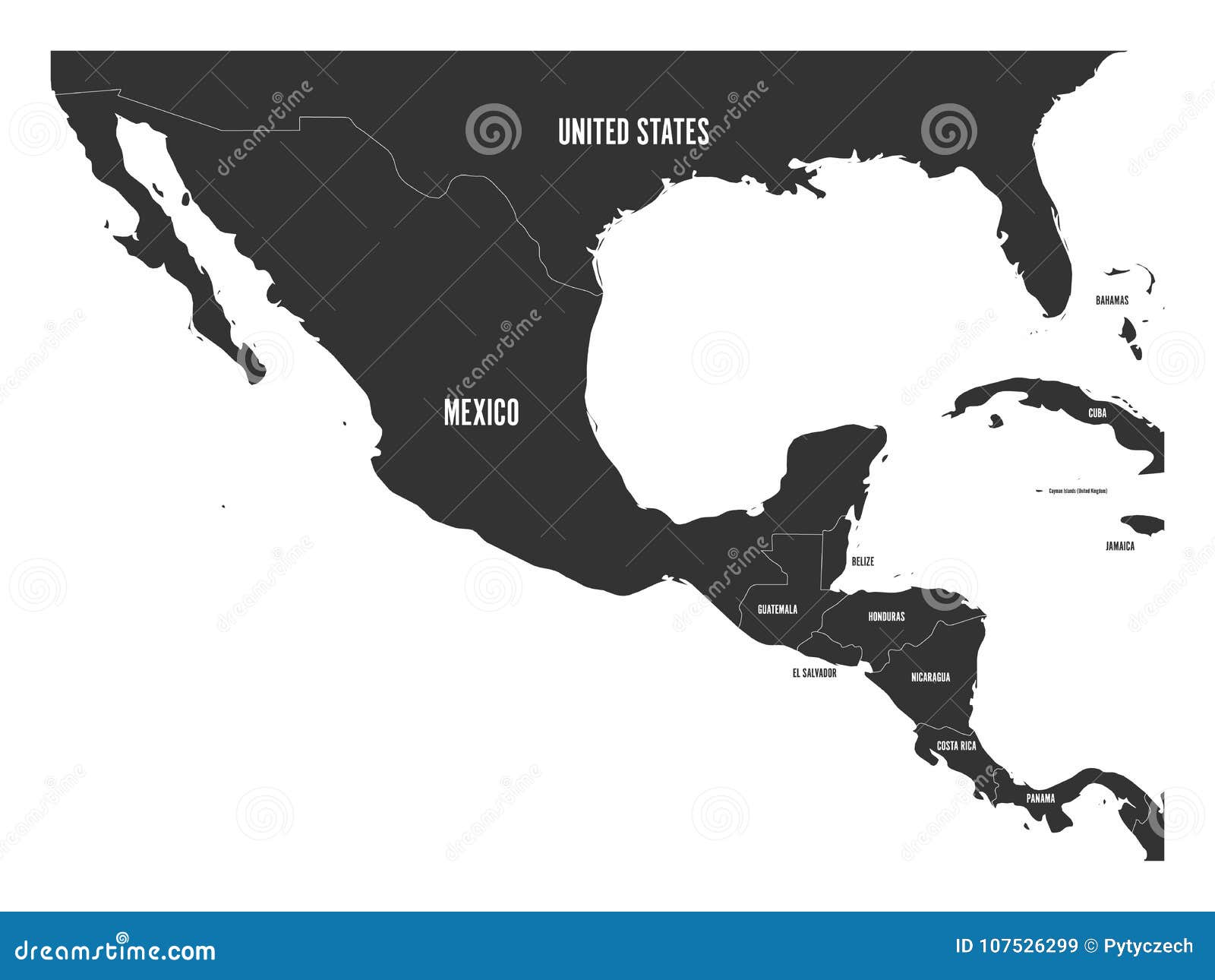 Political Map Of Mexico Isolated On White Background Vector ...