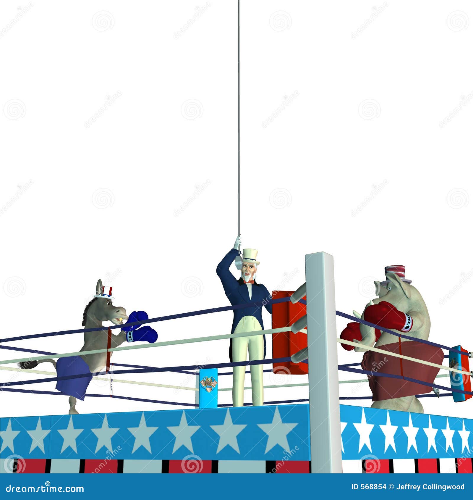 Political Party - Boxing 1 editorial stock image. Illustration of ...