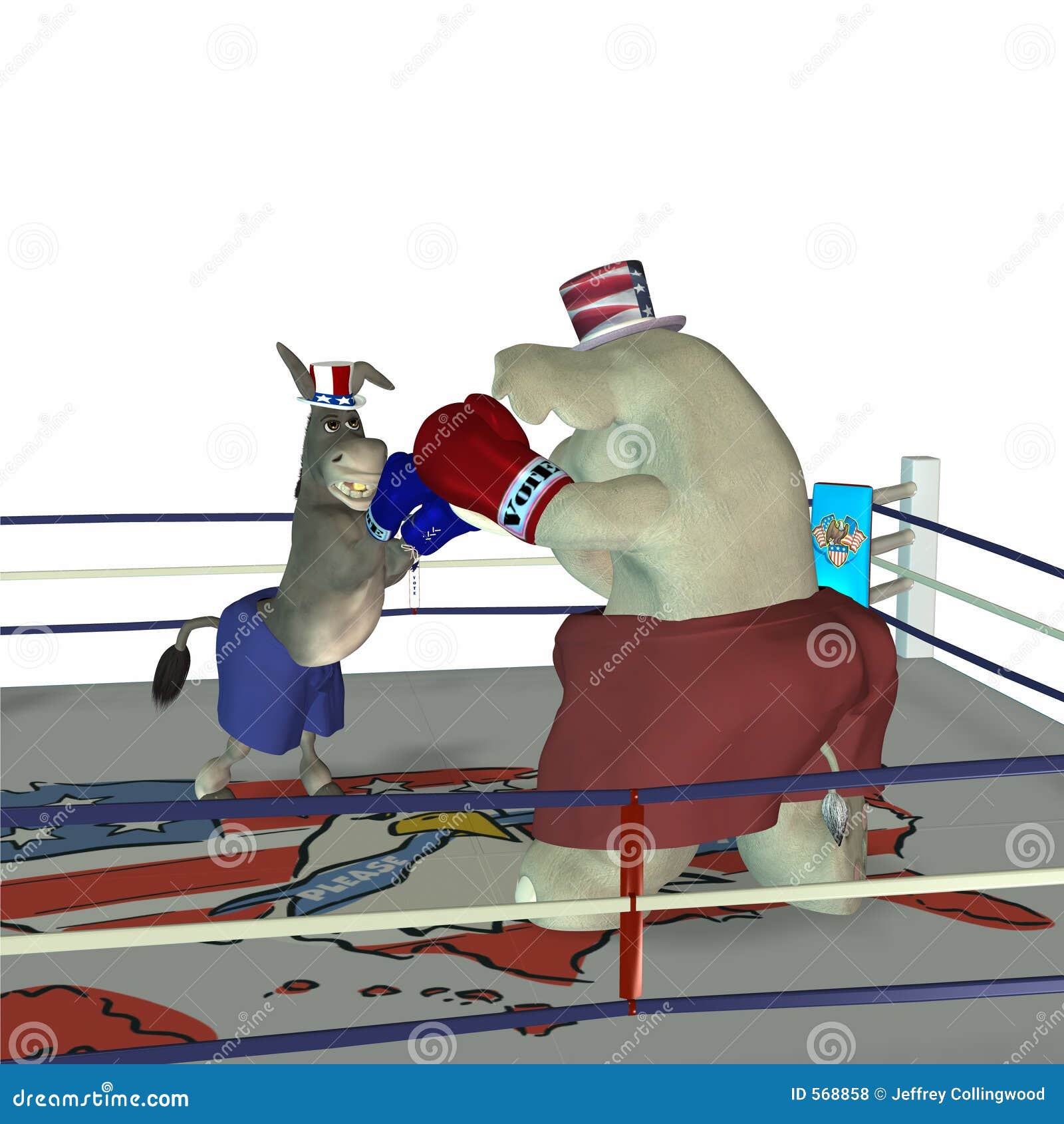 Political Party - Boxing 2 editorial stock photo. Illustration of grey ...