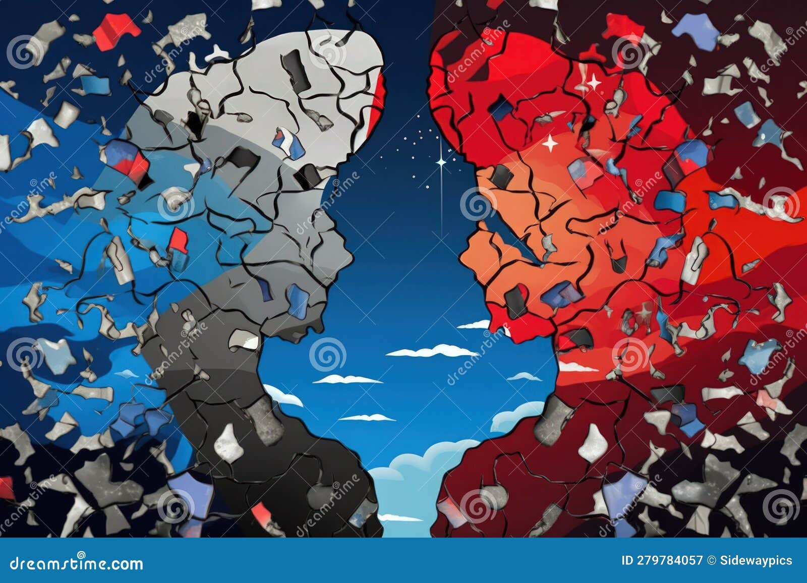 Political Polarization Word Cloud. Key Concepts, Ideas, And Topics ...