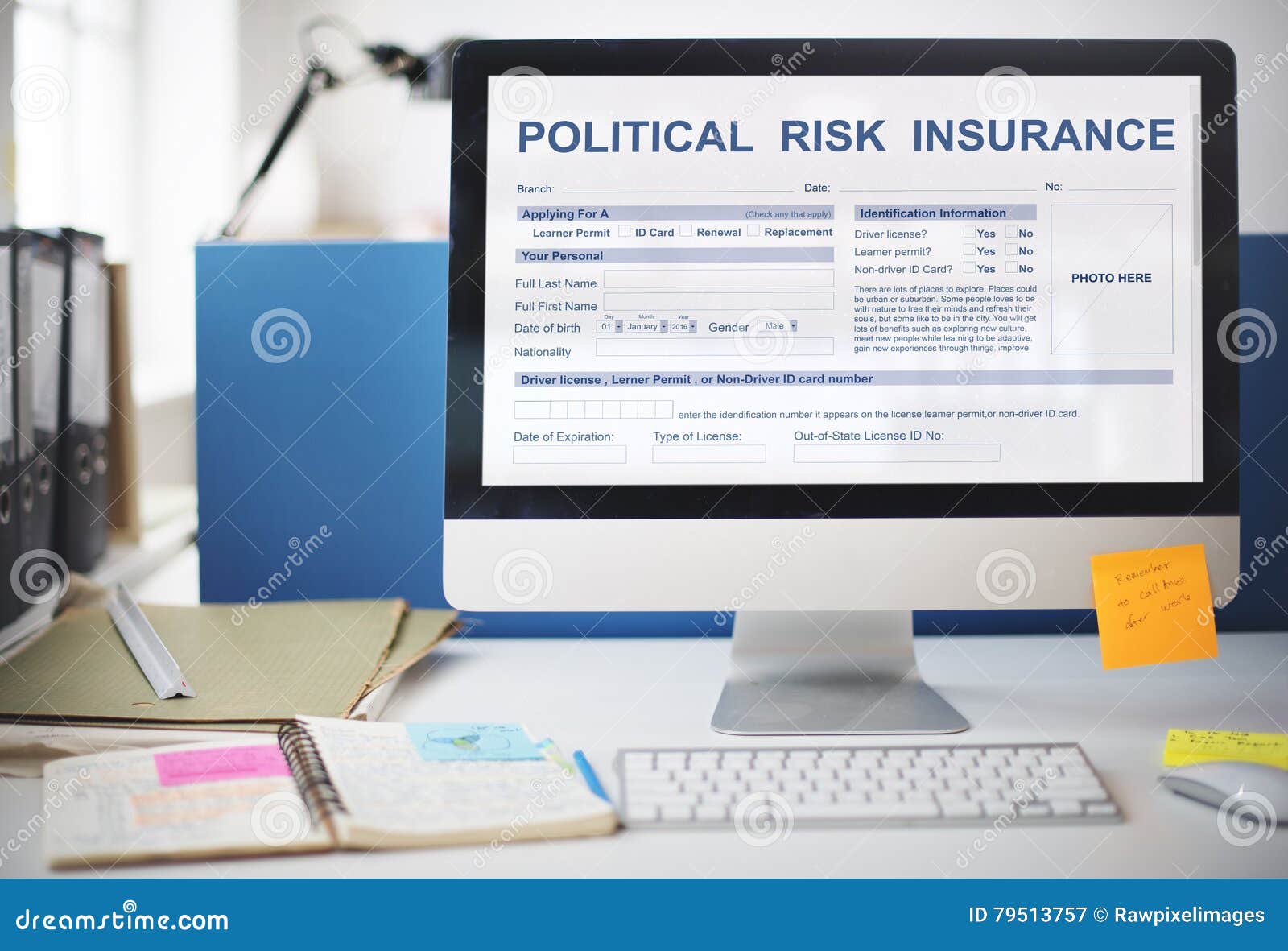 Political Risk Insurance Failure Financial Concept Stock Image - Image ...