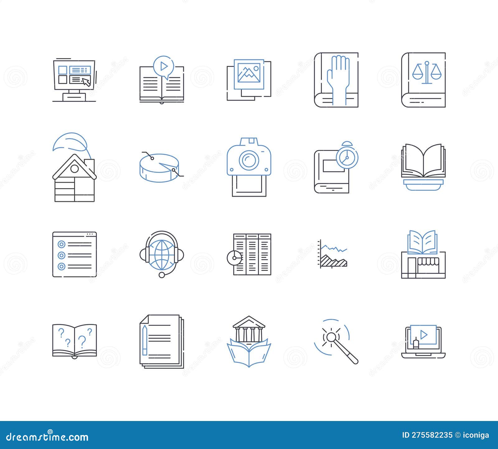 Political Science Line Icons Collection. Democracy, Governance, Power ... Political Science Line Icons Collection. Democracy, Governance, Power ...
