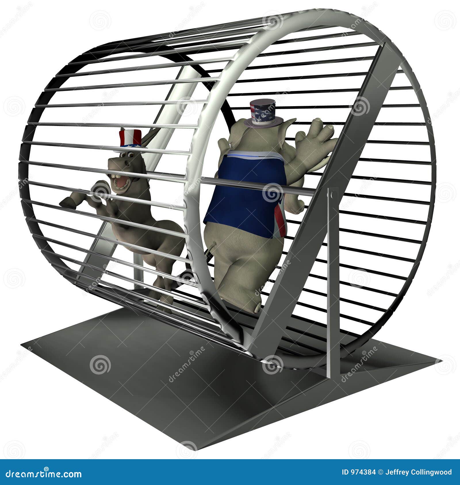 Political Wheel in Motion - Democrat Editorial Stock Image ...