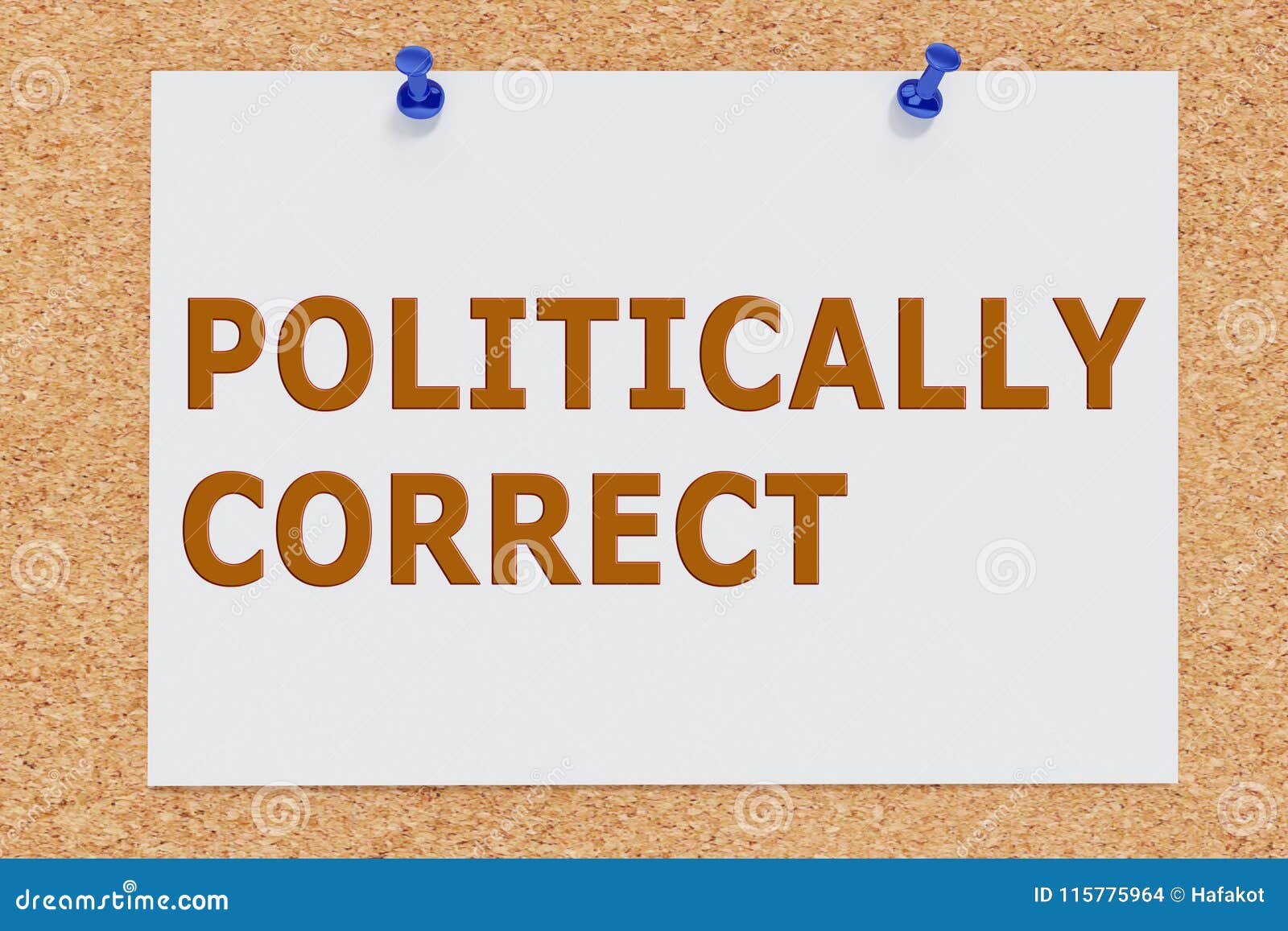 POLITICALLY CORRECT Concept Stock Illustration - Illustration of ...
