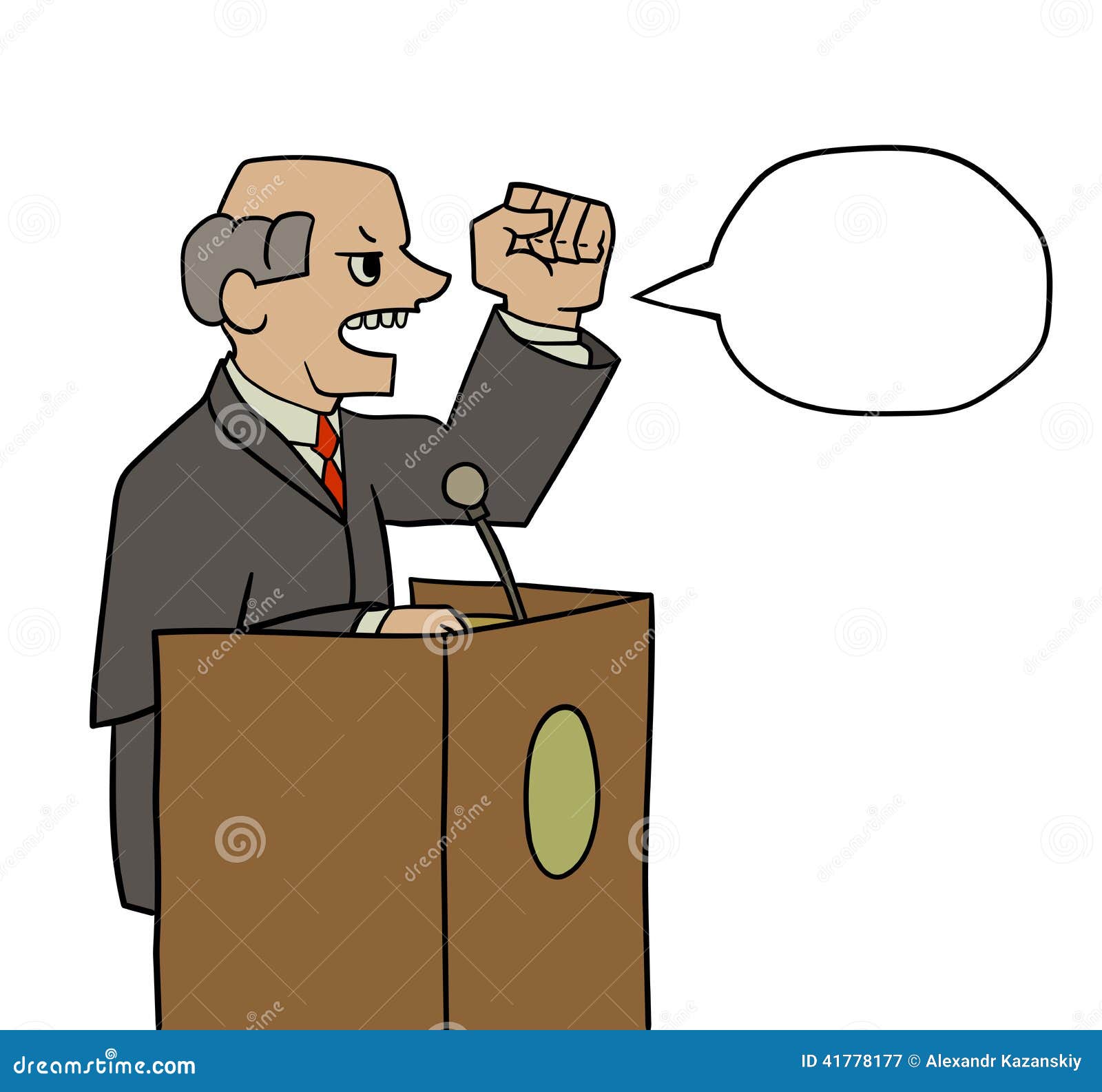 Politician stock vector. Illustration of cartoons, meetings - 41778177