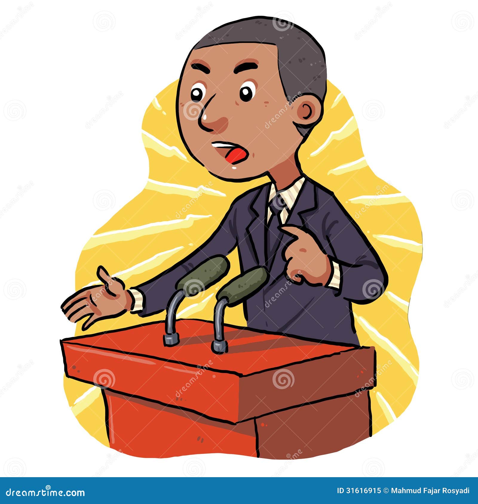 Politico illustrazione vettoriale. Illustrazione di energico - 31616915