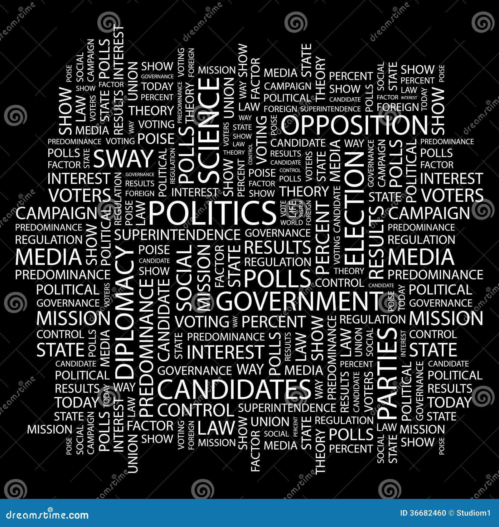 POLITICS. stock vector. Illustration of politician, news - 36682460