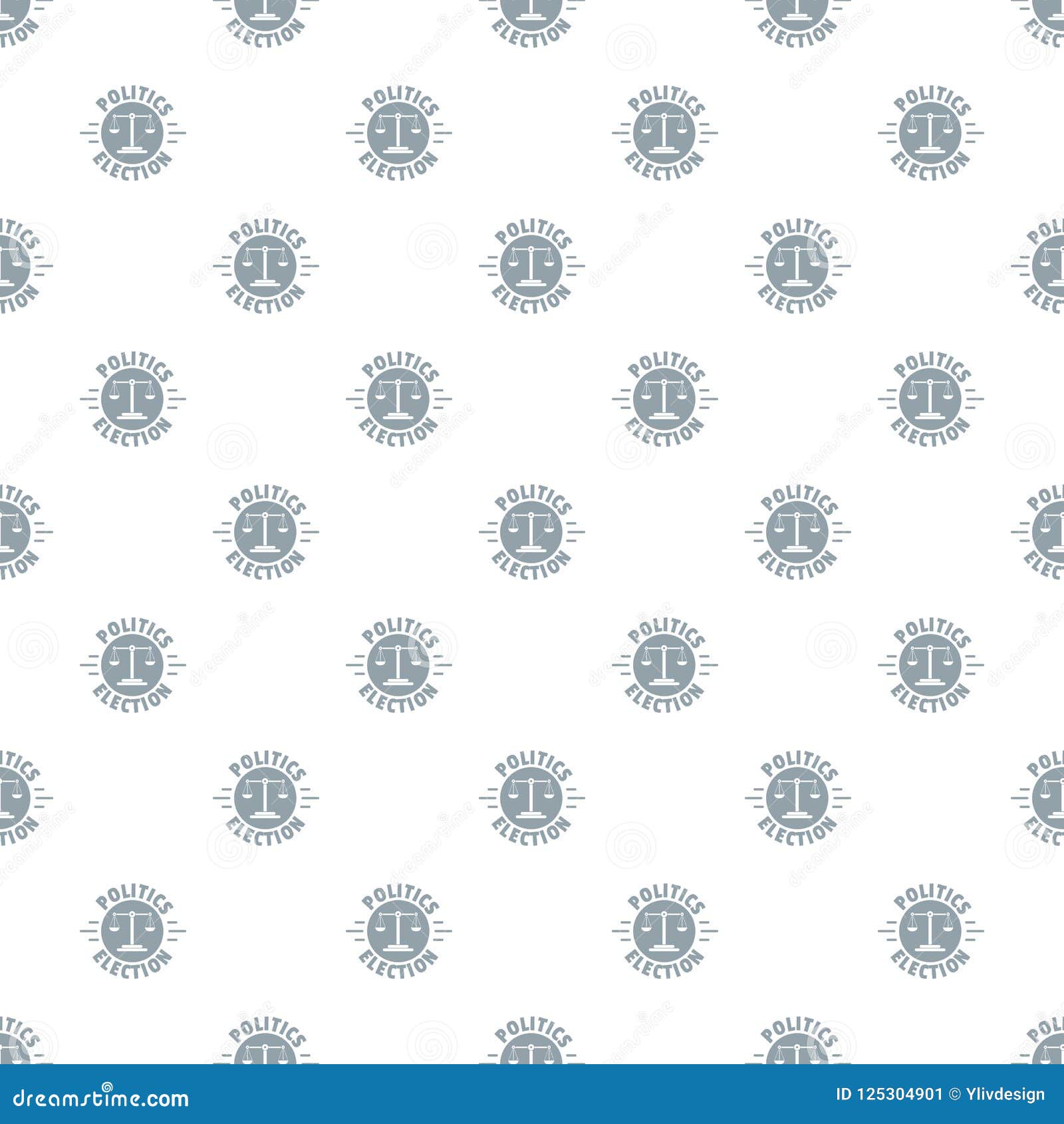 Politics Election Pattern Seamless Stock Illustration - Illustration of ...