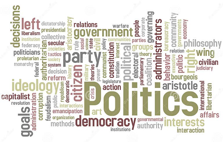 Politics Word Cloud stock vector. Illustration of design - 17738237
