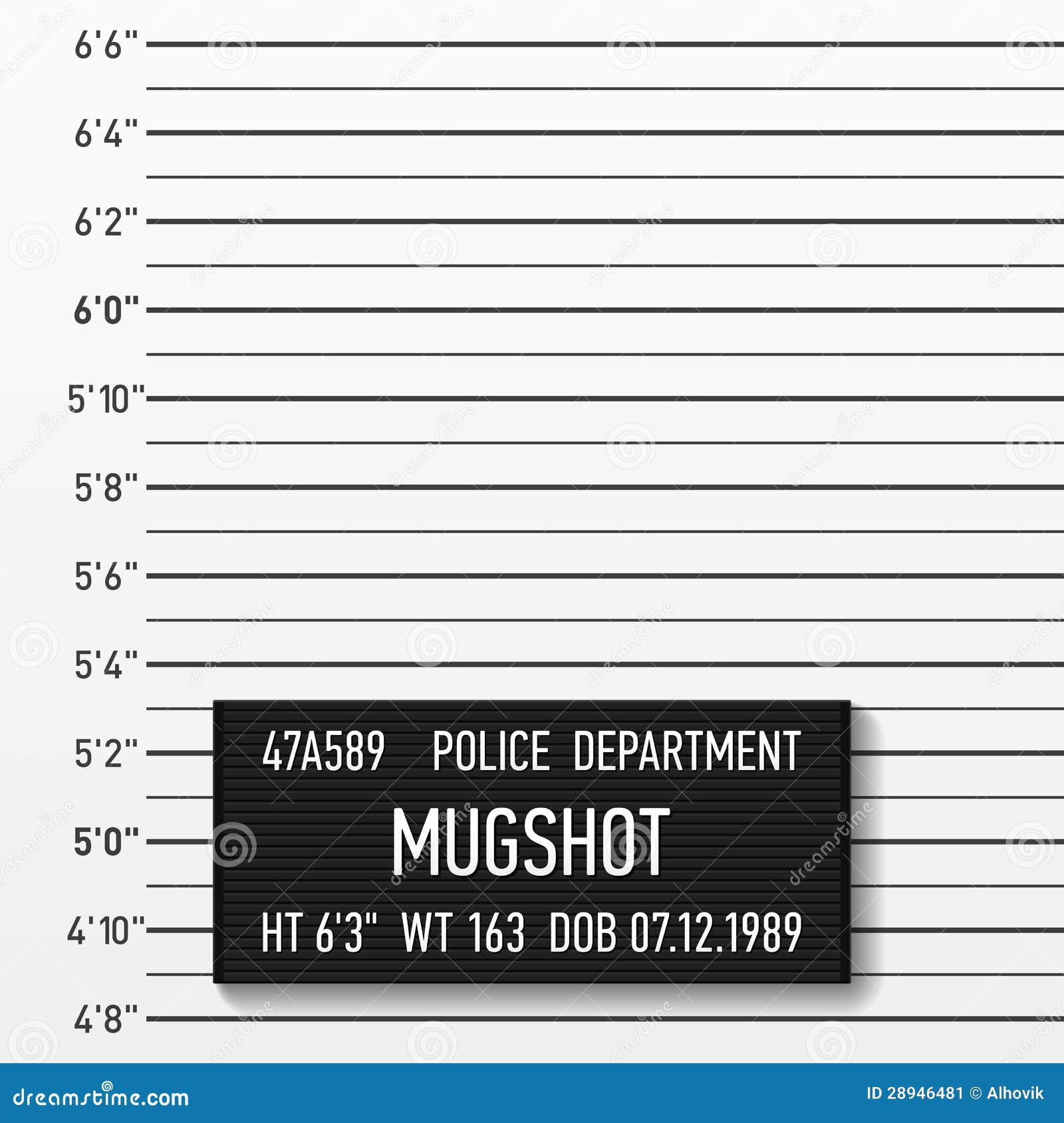 Mugshot Sign Template DIY Mugshot Sign | Mugshot Template | Unlimited