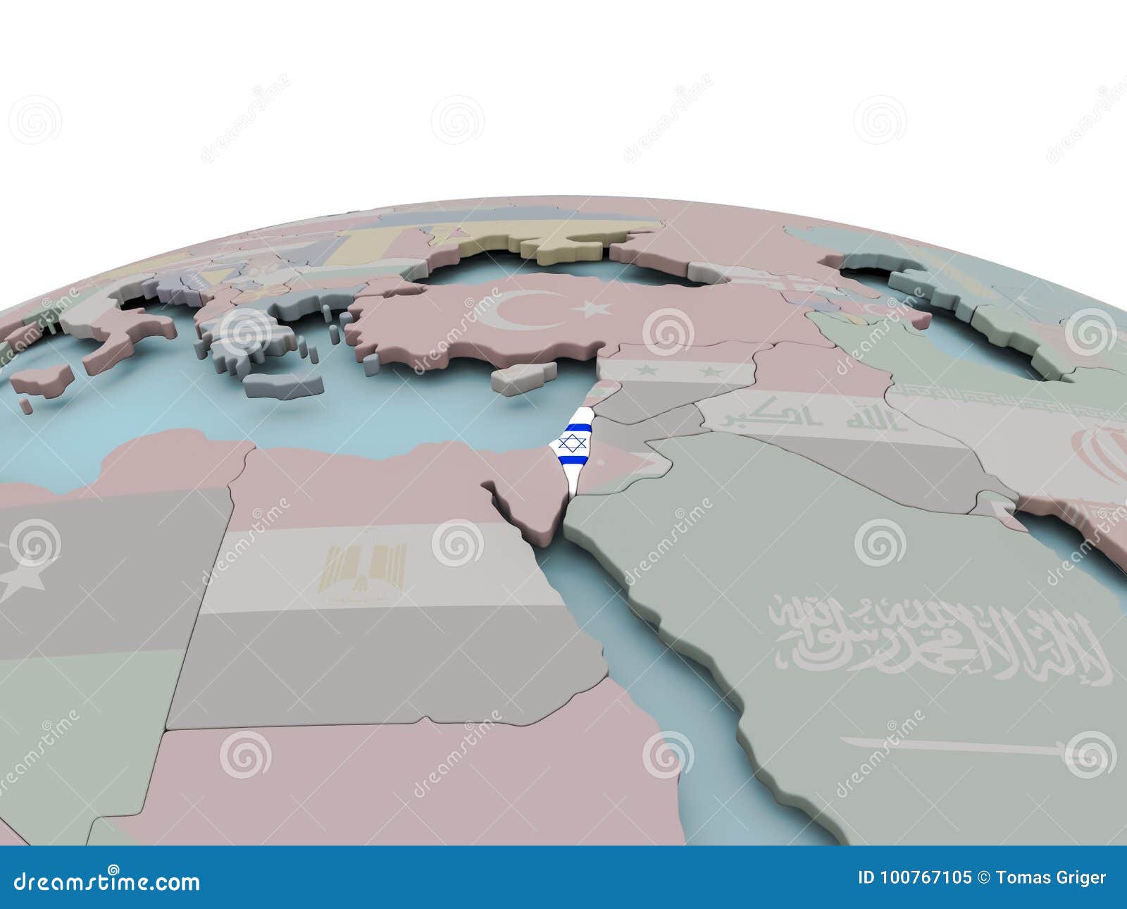 Politische Karte Von Israel Auf Kugel Mit Flagge Stock Abbildung ... Politische Karte Von Israel Auf Kugel Mit Flagge Stock Abbildung ...