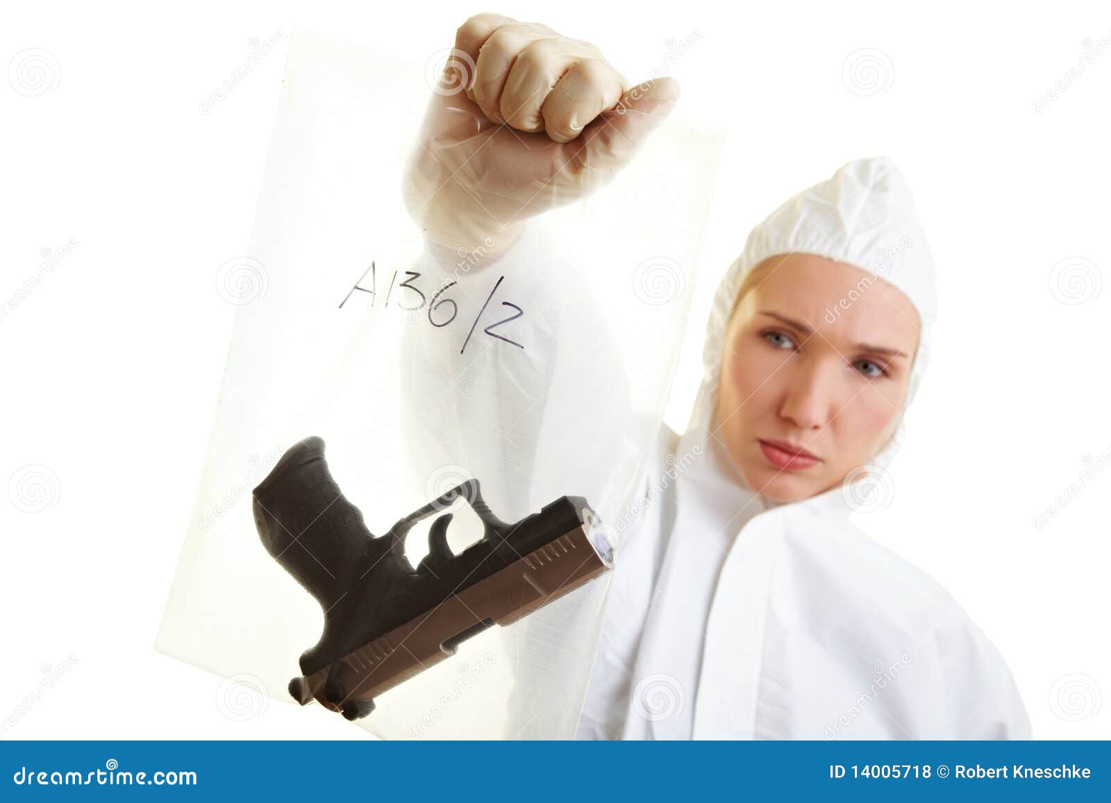 Polizei, Die Beweis Sichert Stockfoto - Bild von gewehr, offizier: 14005718