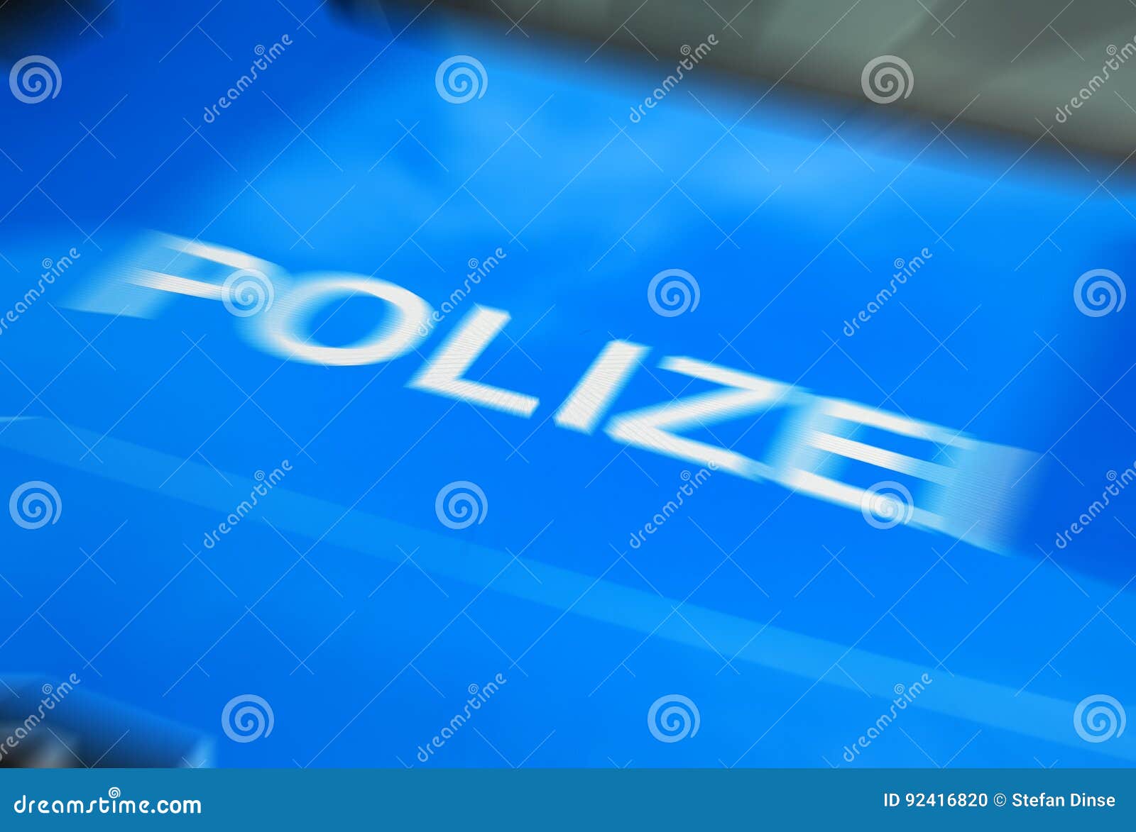 Polizei, police label stock photo. Image of equipment - 92416820