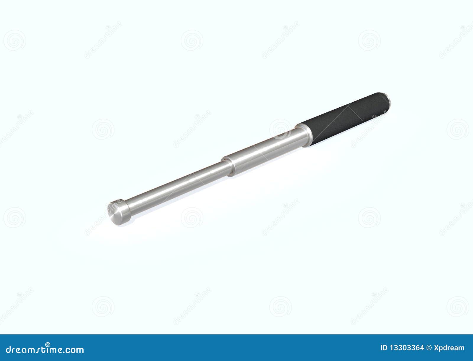 Polizei-Taktstock stock abbildung. Illustration von aufgabe - 13303364