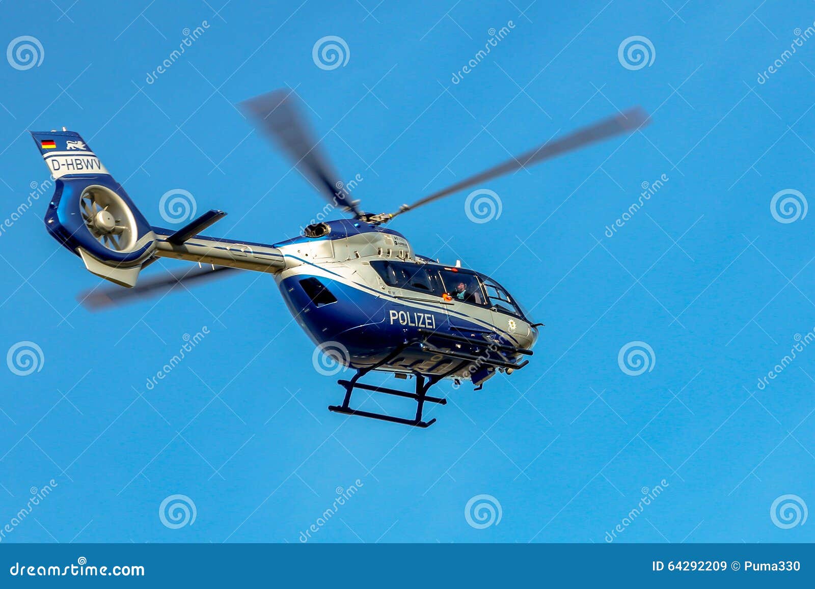 Polizeihubschrauber Airbus H-145 Im Auftrag Redaktionelles Stockbild ...