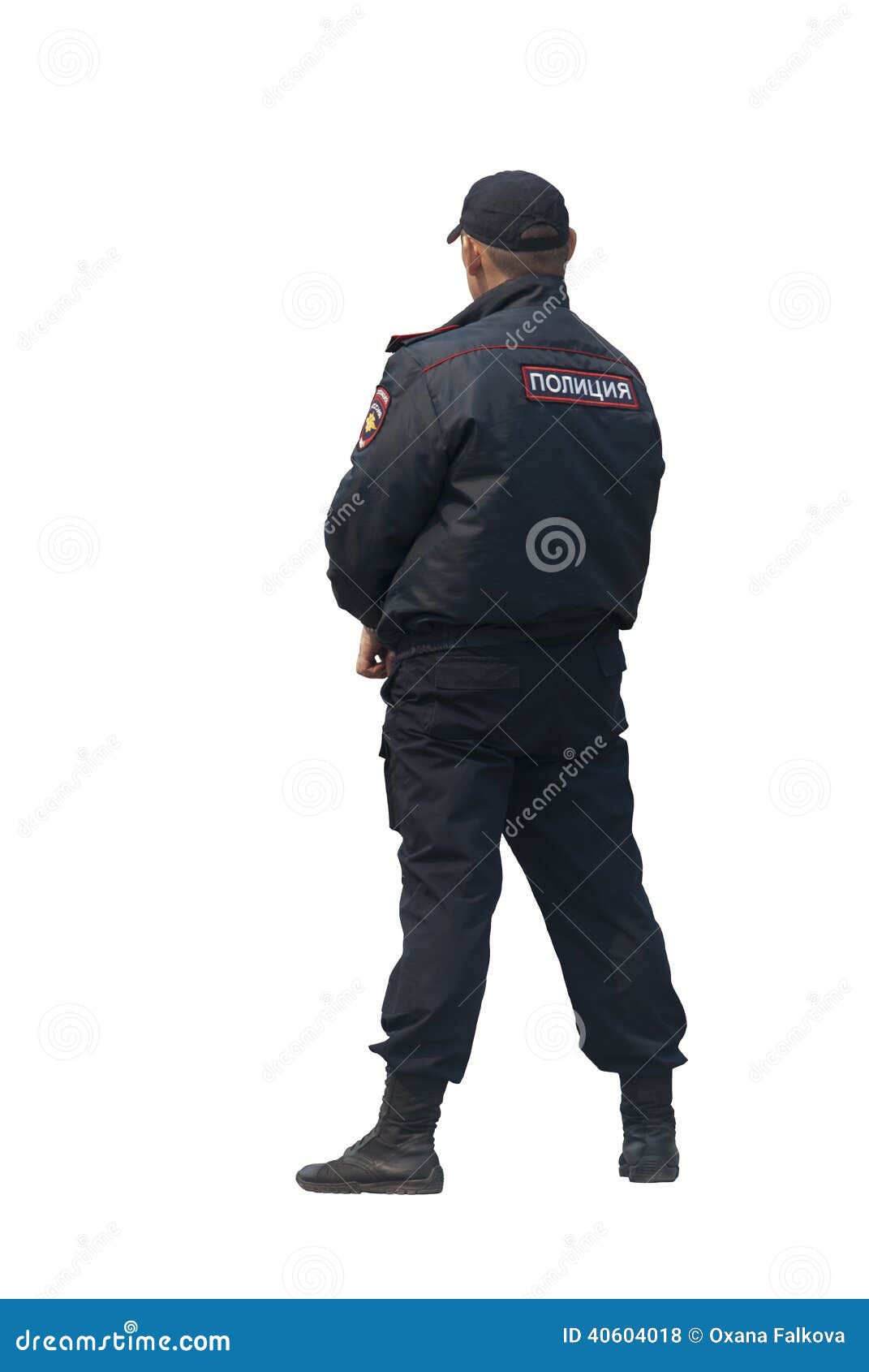 Poliziotto russo fotografia stock. Immagine di servizio - 40604018