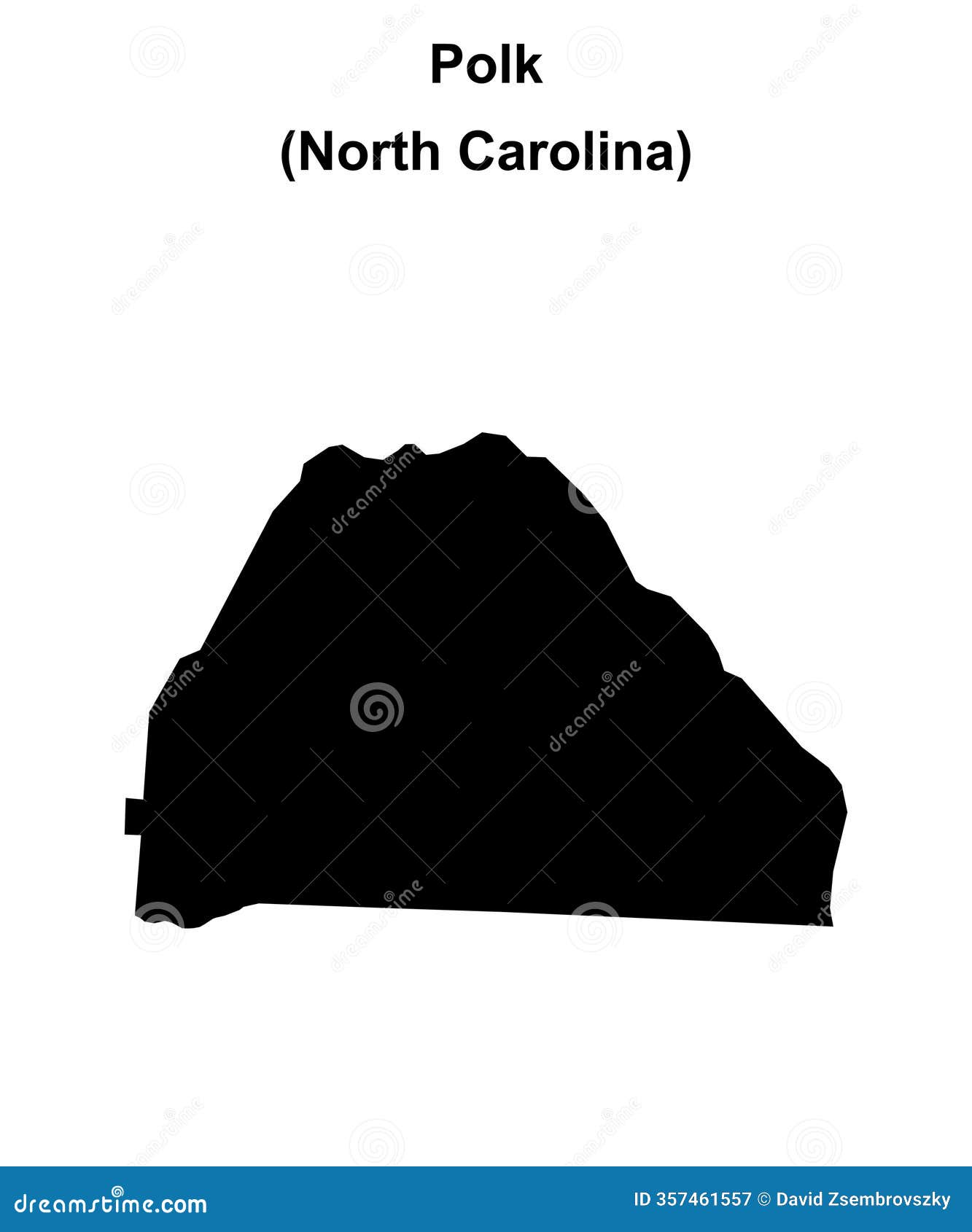 Polk Outline Map Cartoon Vector | CartoonDealer.com #361762049