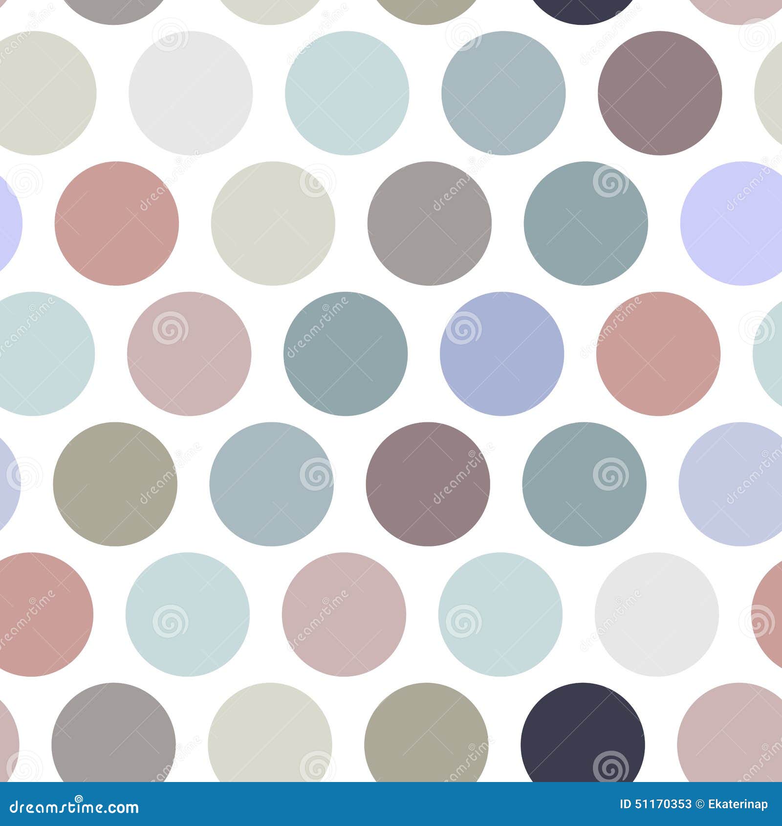 Polka Dot Color Pencil Pattern Vector Illustration | CartoonDealer.com ...