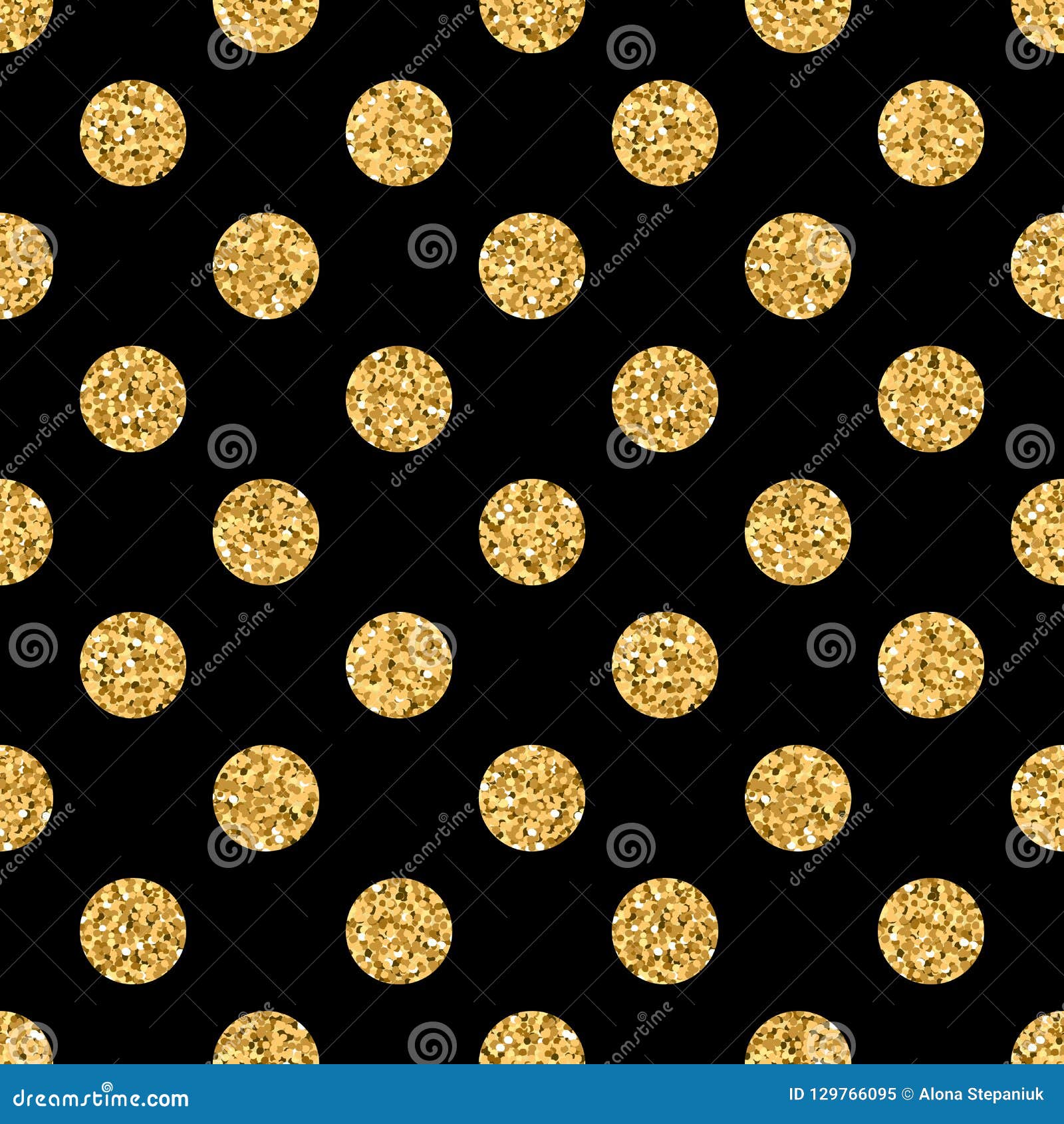 Polka dot BIG gold 1 black stock vector. Illustration of golden - 129766095 Polka dot BIG gold 1 black stock vector. Illustration of golden - 129766095