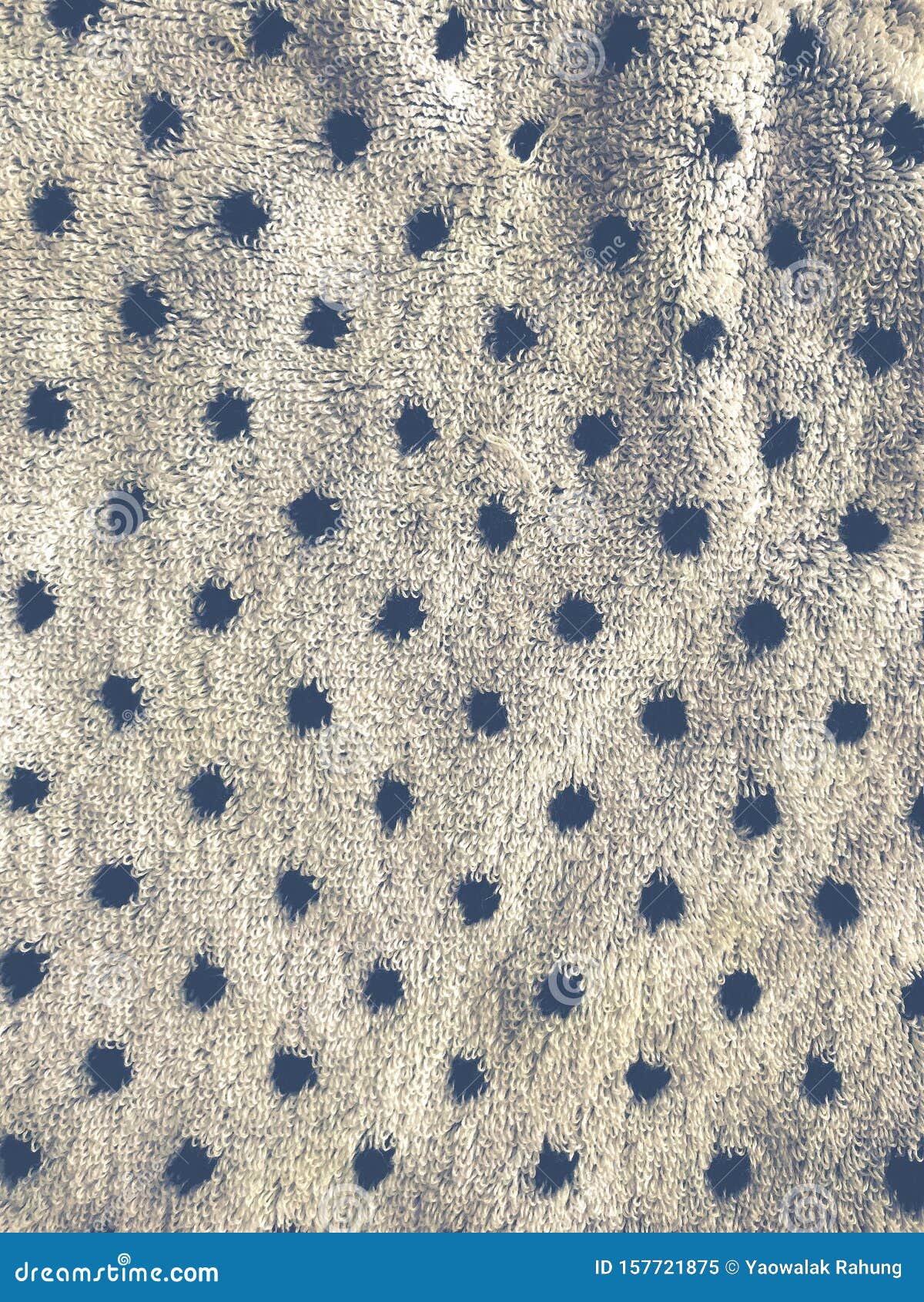 Polka Dot Fabric Pattern Texture Background Stock Image - Image of ...