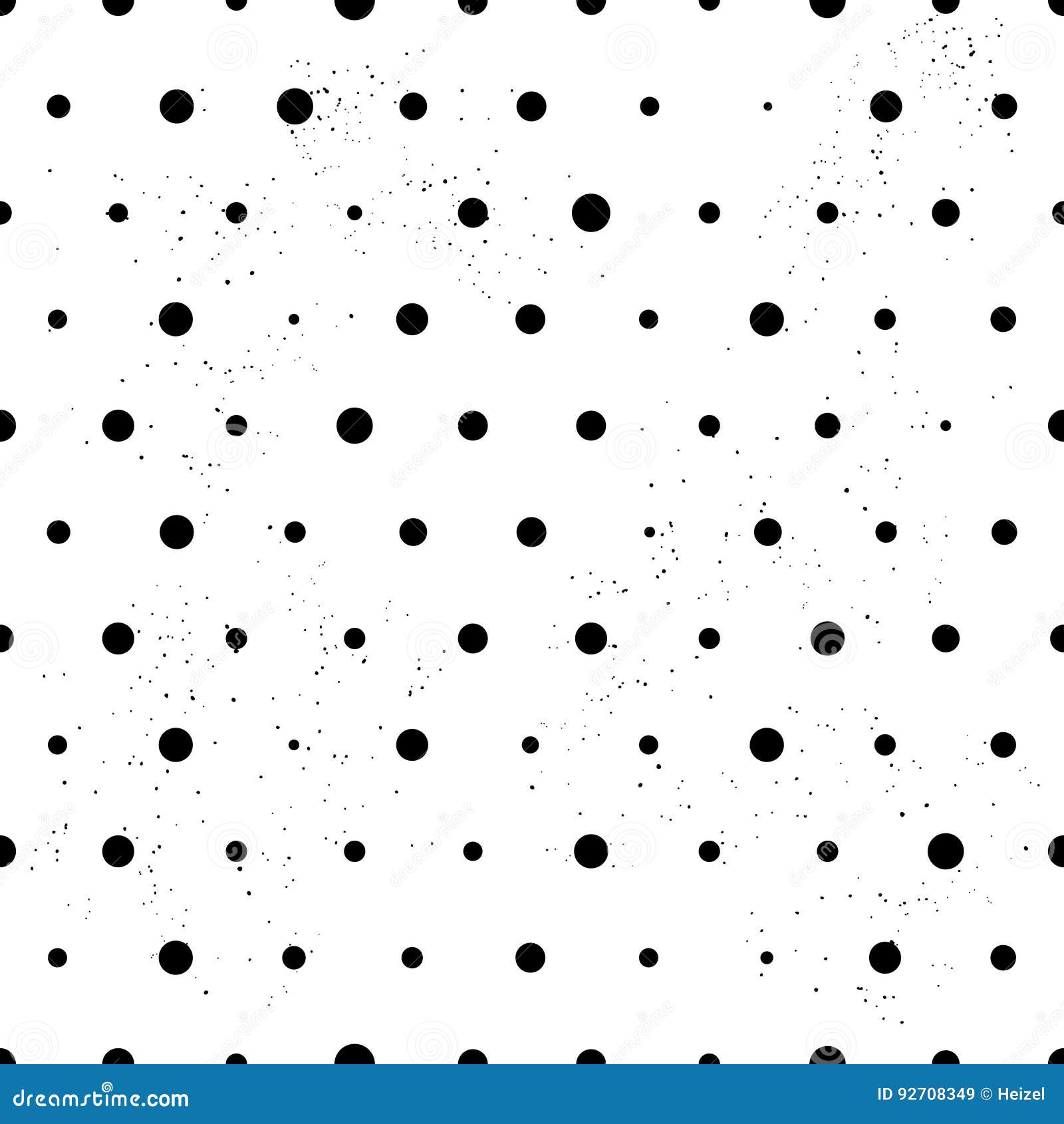 Polka dot grunge pattern stock vector. Illustration of grunge - 92708349