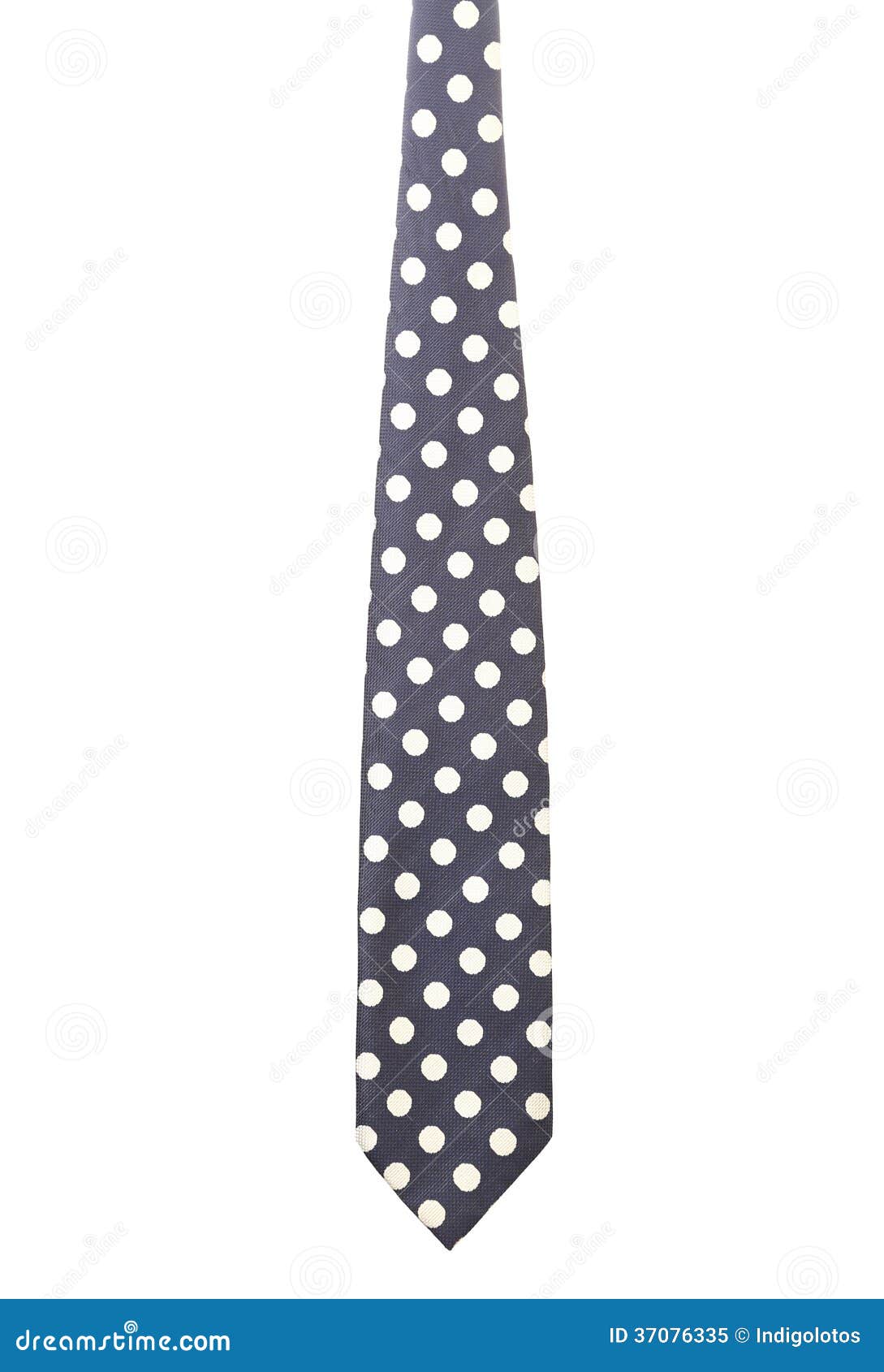 Polka Dot Necktie. Vertical Stock Image - Image of closeup, knot: 37076335