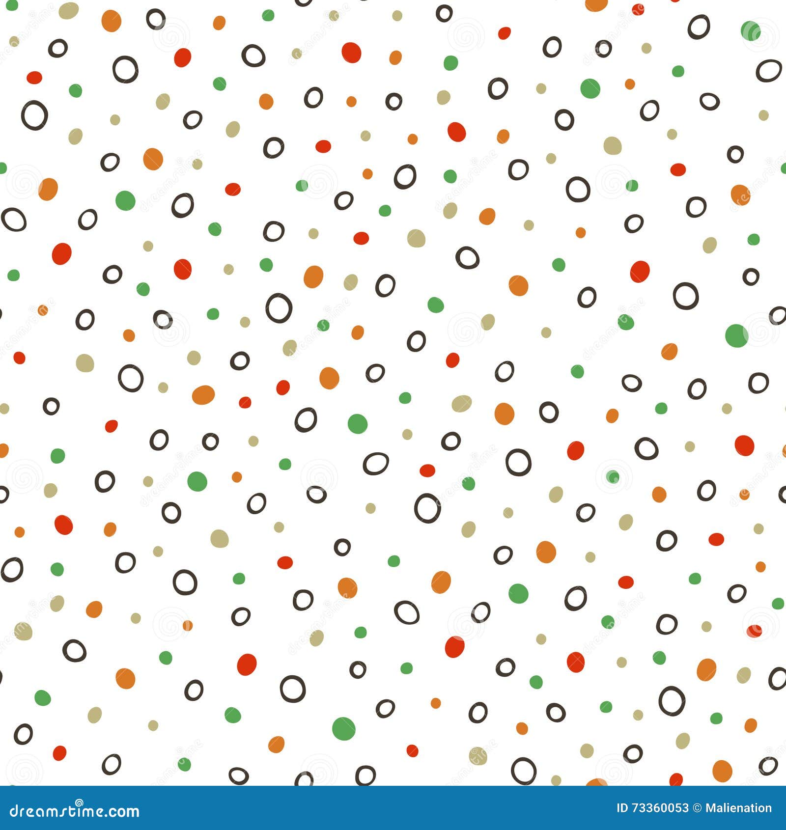 Polka Dot Pattern. Autumn Vector Decoration Stock Vector - Illustration ...