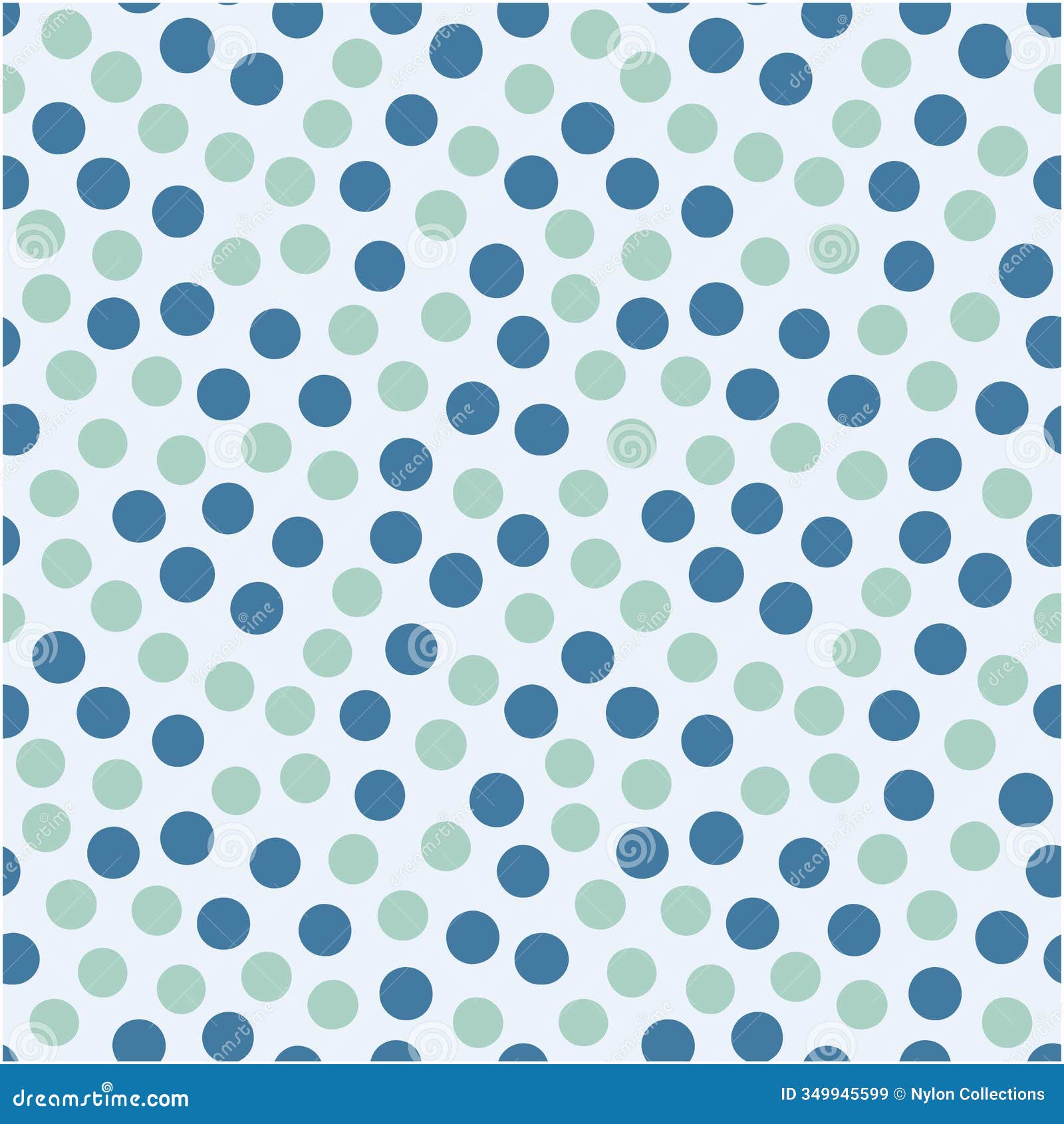 Polka Dot Pattern Design Vector Art. Stock Illustration - Illustration ...