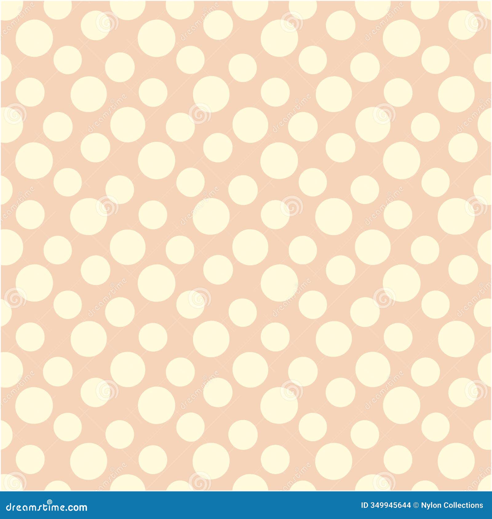 Polka Dot Pattern Design Vector Art. Stock Illustration - Illustration of line, ornament: 349945644