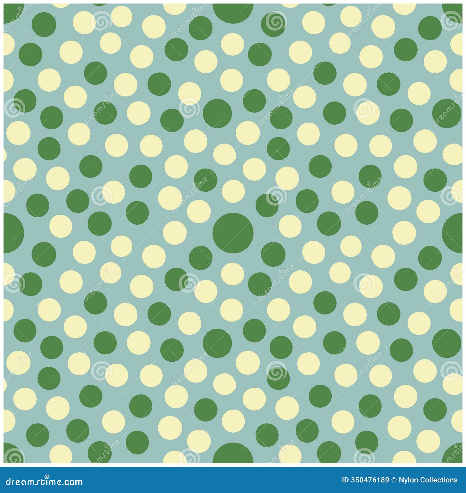 Polka Dot Pattern Design Vector Art. Stock Vector - Illustration of ...