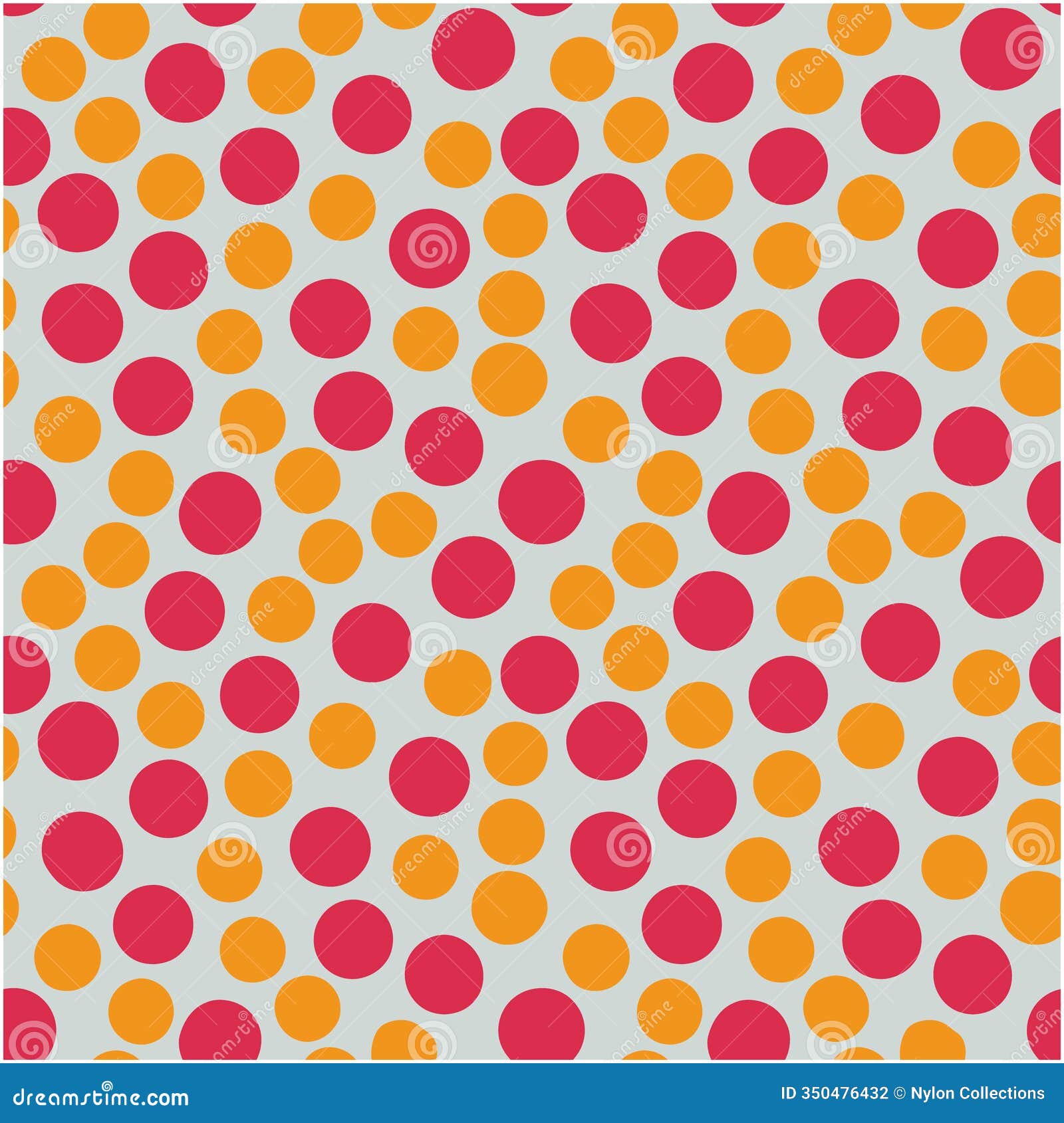 Polka Dot Pattern Design Vector Art. Stock Vector - Illustration of ...