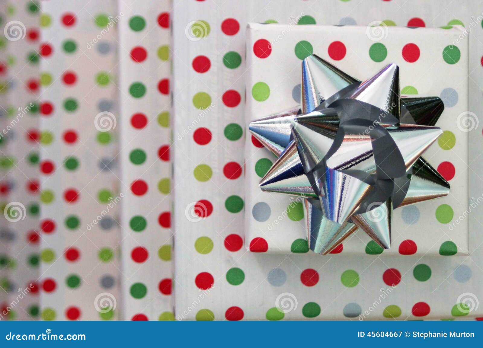 Polka dot present stock image. Image of squares, stack - 45604667