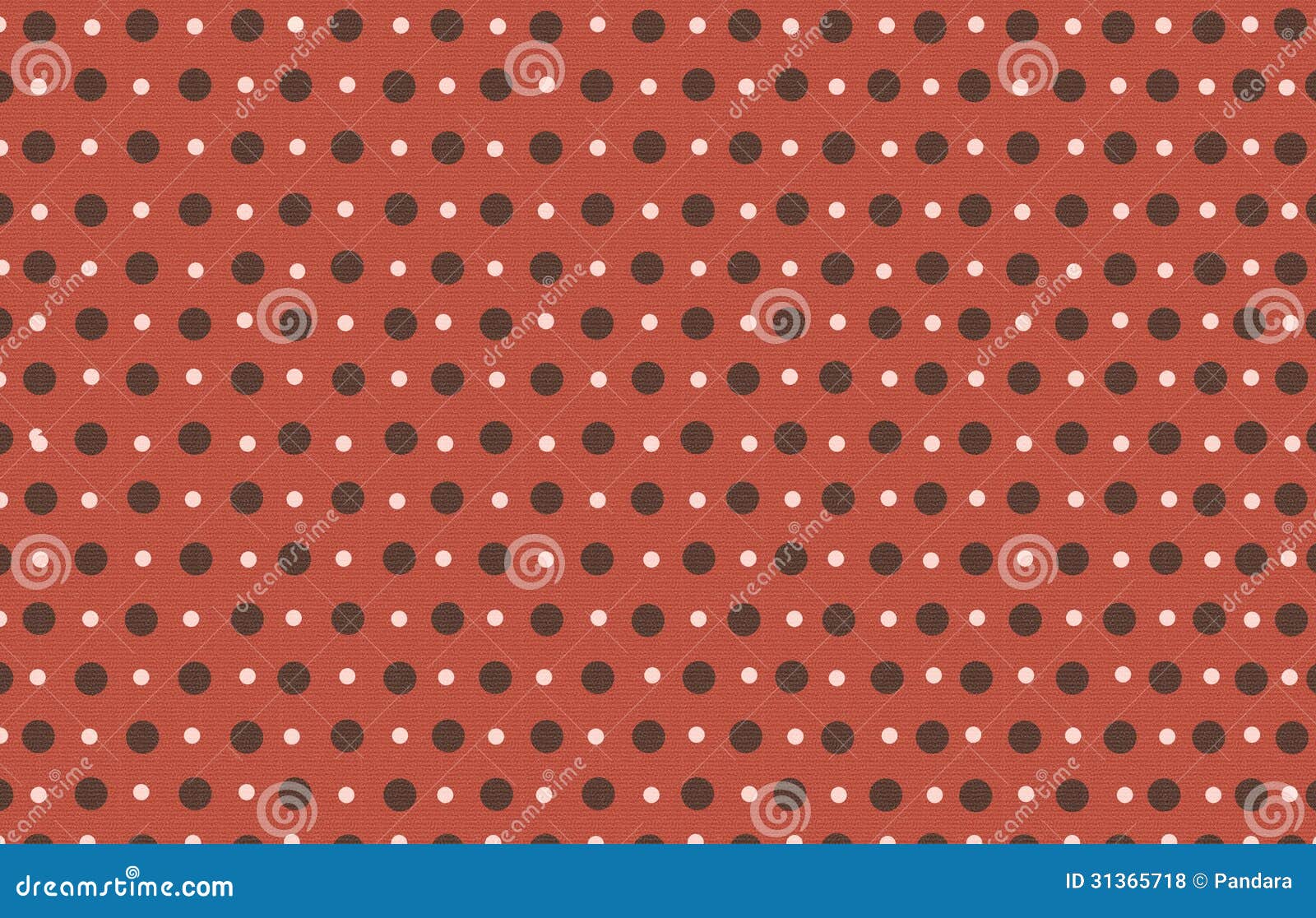 The Polka Dot with Red Pastel Color Background Stock Illustration ...