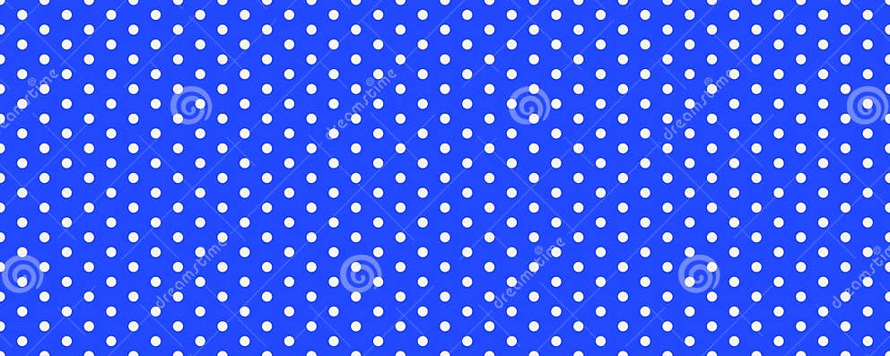 Polka Dot Seamless Pattern Background. Blue and White Dot Texture Stock ...