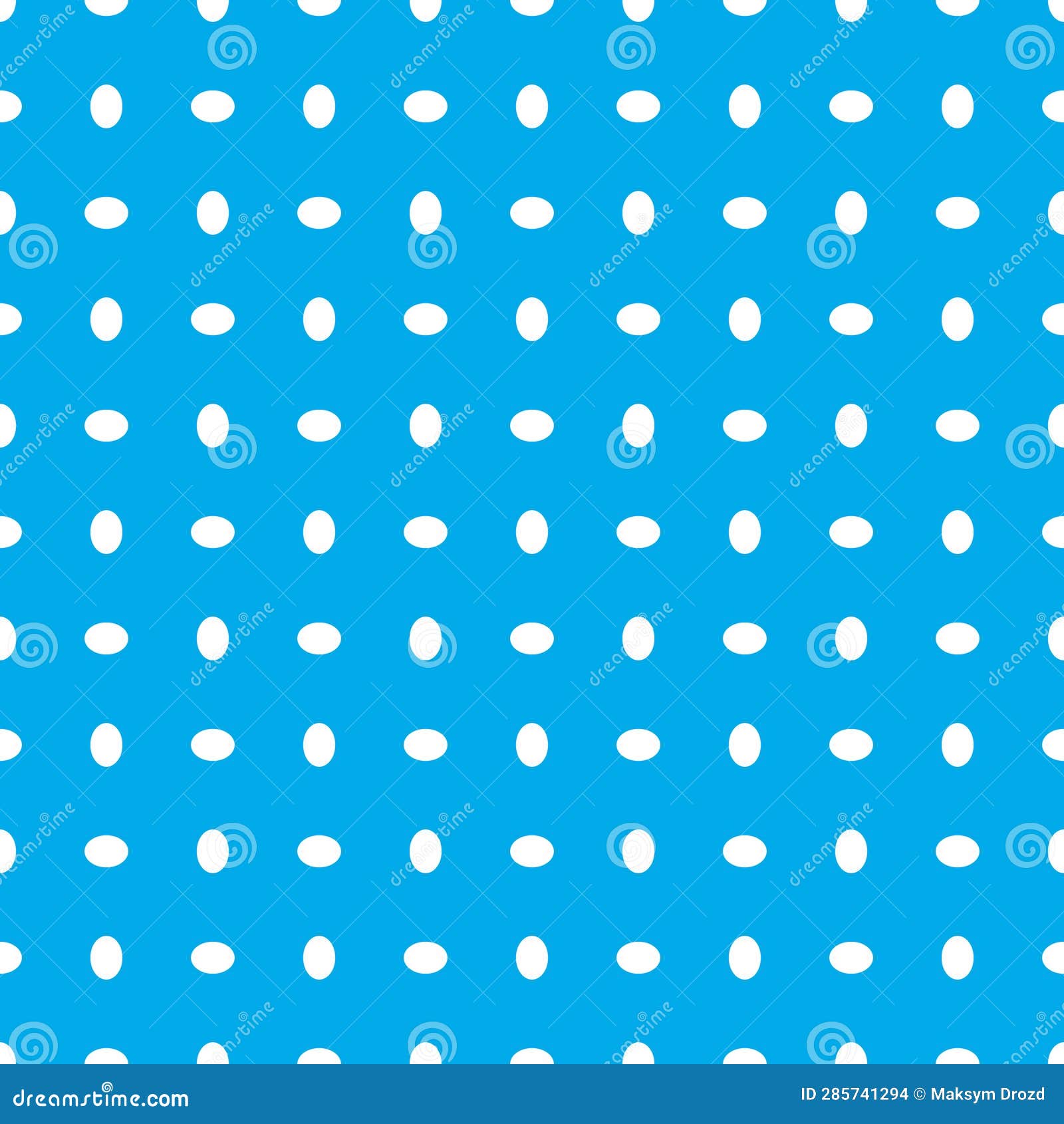Polka Dot Seamless Pattern, Light Blue Polka Dot Background. Stock ...