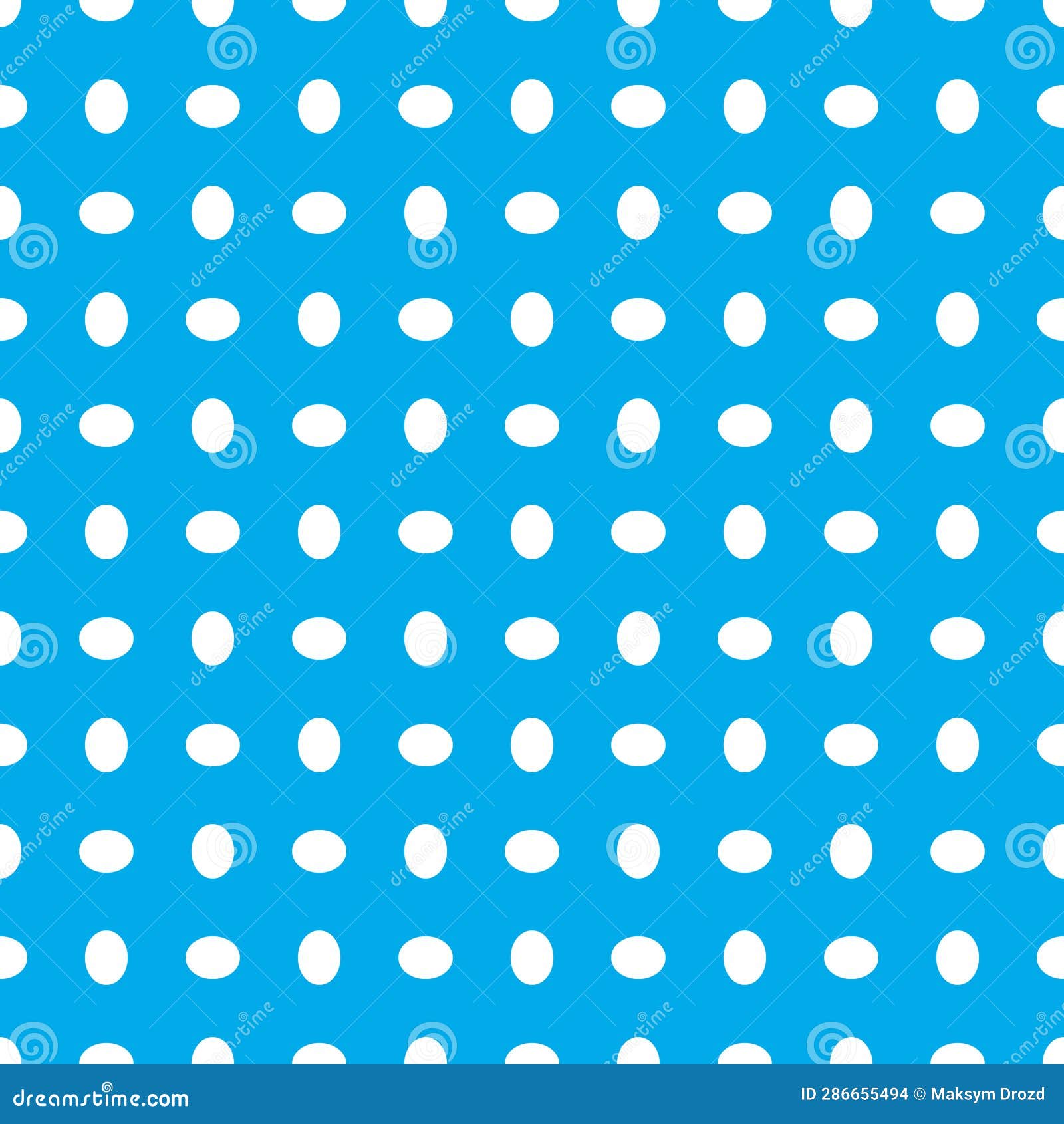 Polka Dot Seamless Pattern, Light Blue Polka Dot Background. Stock ...