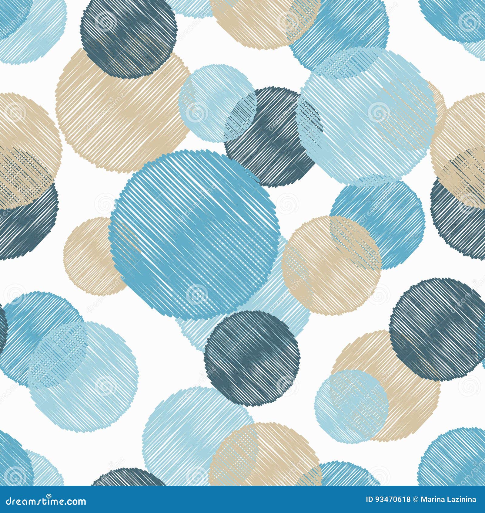 Polka Dot Seamless Pattern. Retro Motif. Stock Illustration ...