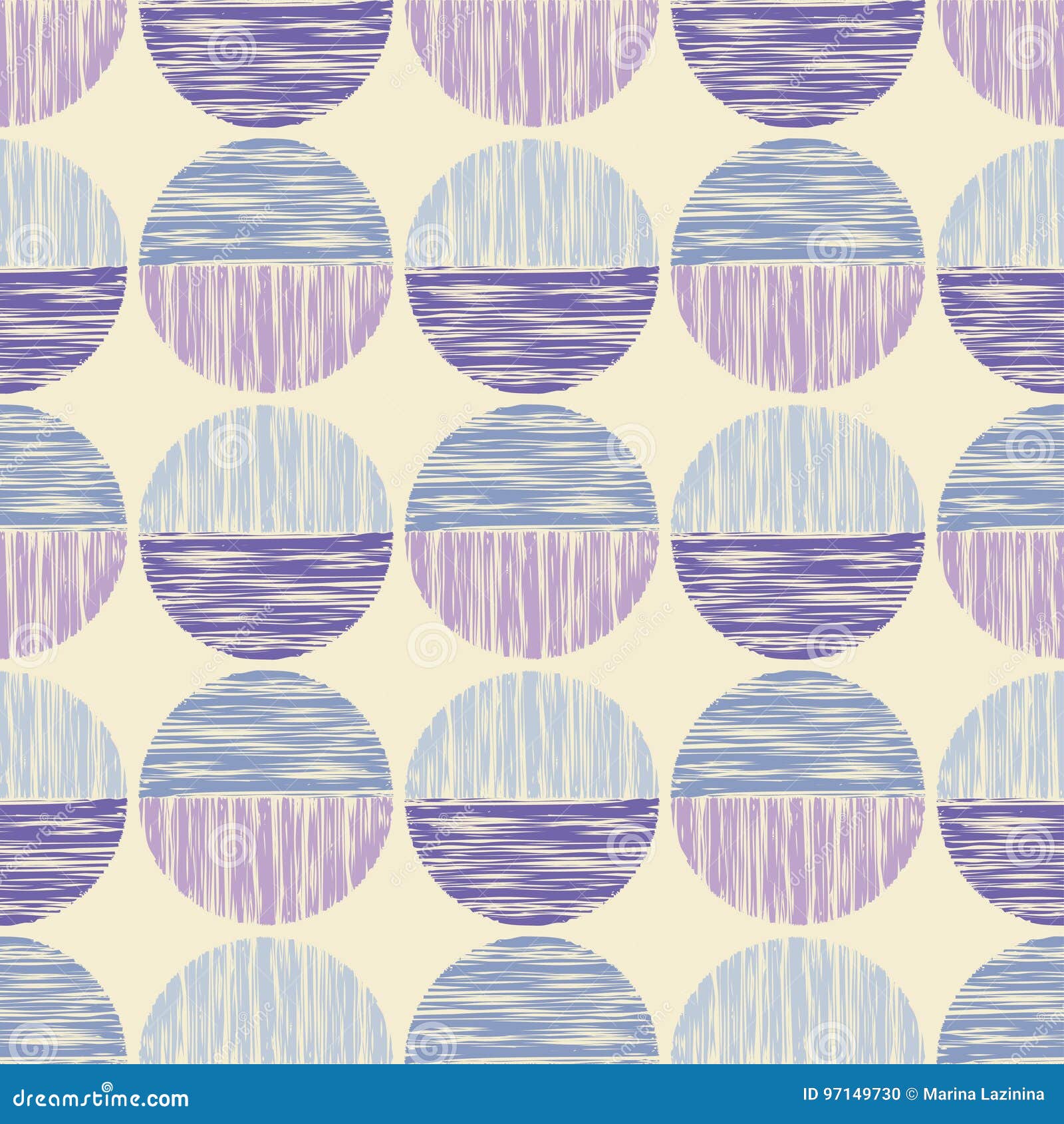 Polka Dot Seamless Pattern. Scribble Texture Stock Illustration - Illustration of endless ...