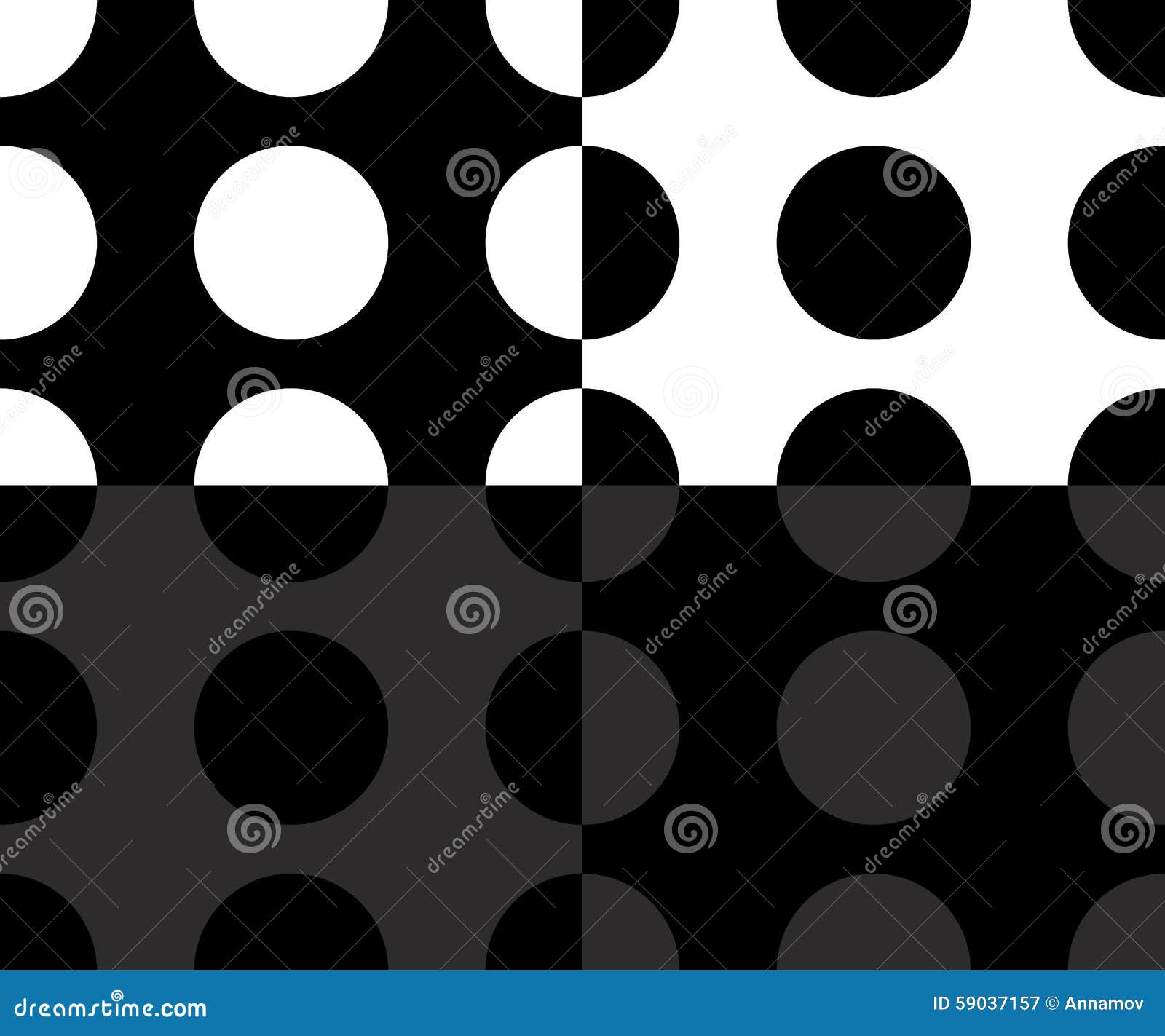 Polka dot seamless pattern stock vector. Illustration of seamless ...