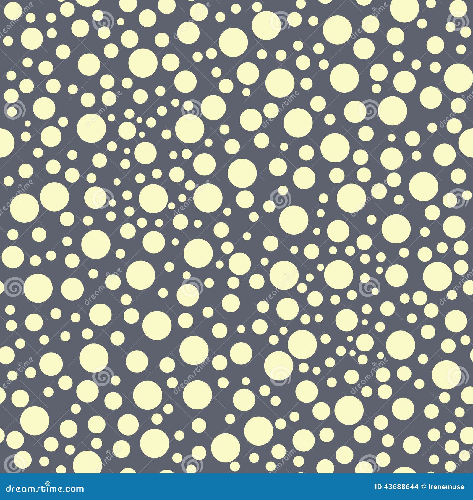 Polka dot seamless pattern stock vector. Illustration of random - 43688644