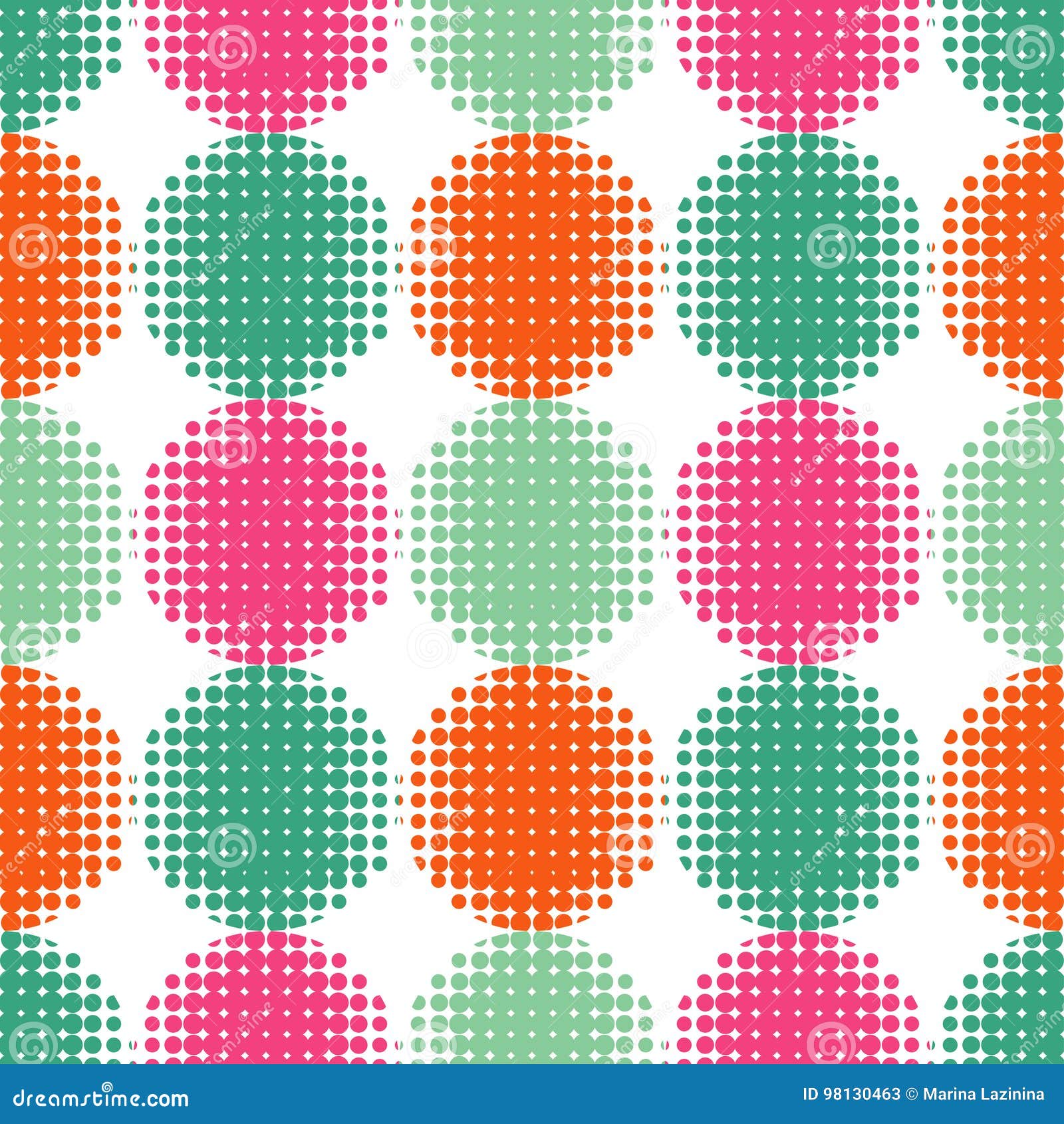 Polka Dot Seamless Pattern. Wave Texture Stock Illustration ...