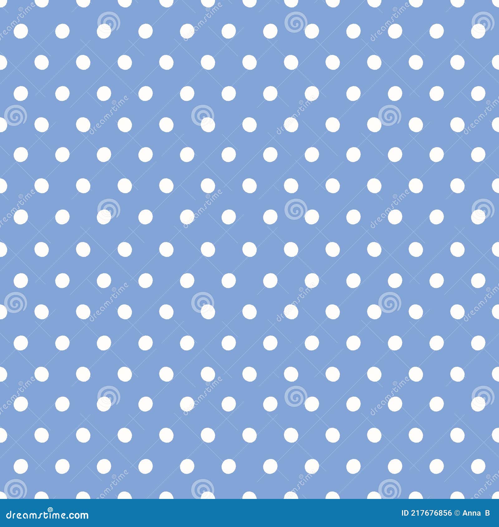 Polka Dot Spotted Pattern Background, Cute Vector Seamless Repeat of ...