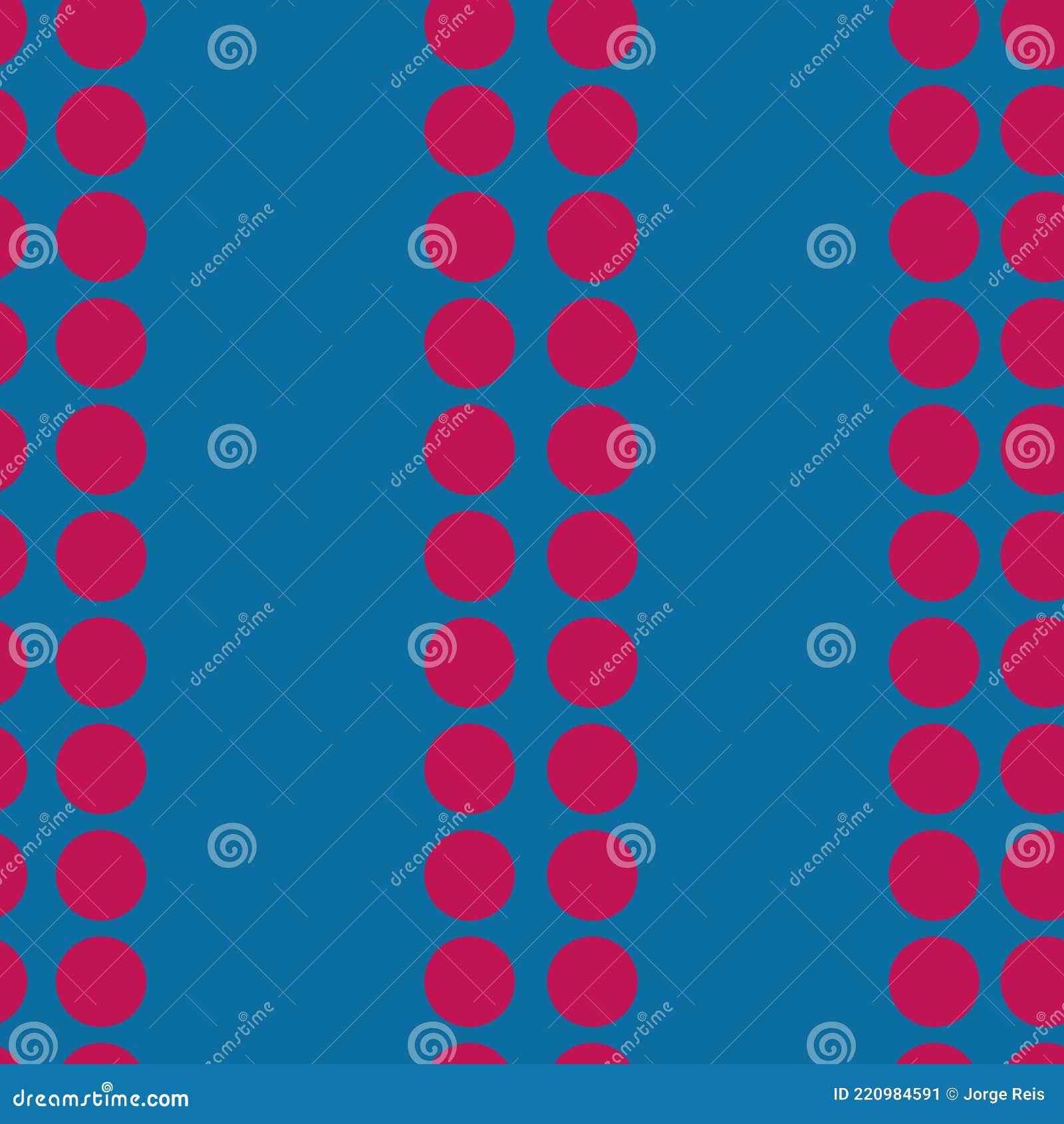 Polka Dots Pink Columns Dots Vector Pattern Stock Vector - Illustration ...