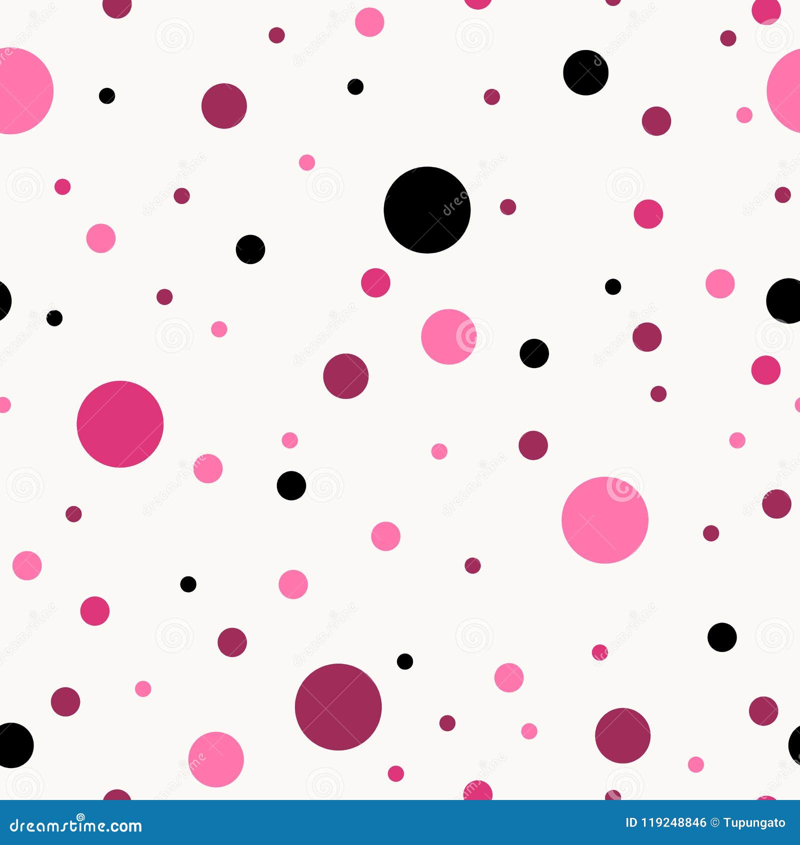 Polka Dots Seamless Texture Stock Vector - Illustration of repeating ... Polka Dots Seamless Texture Stock Vector - Illustration of repeating ...