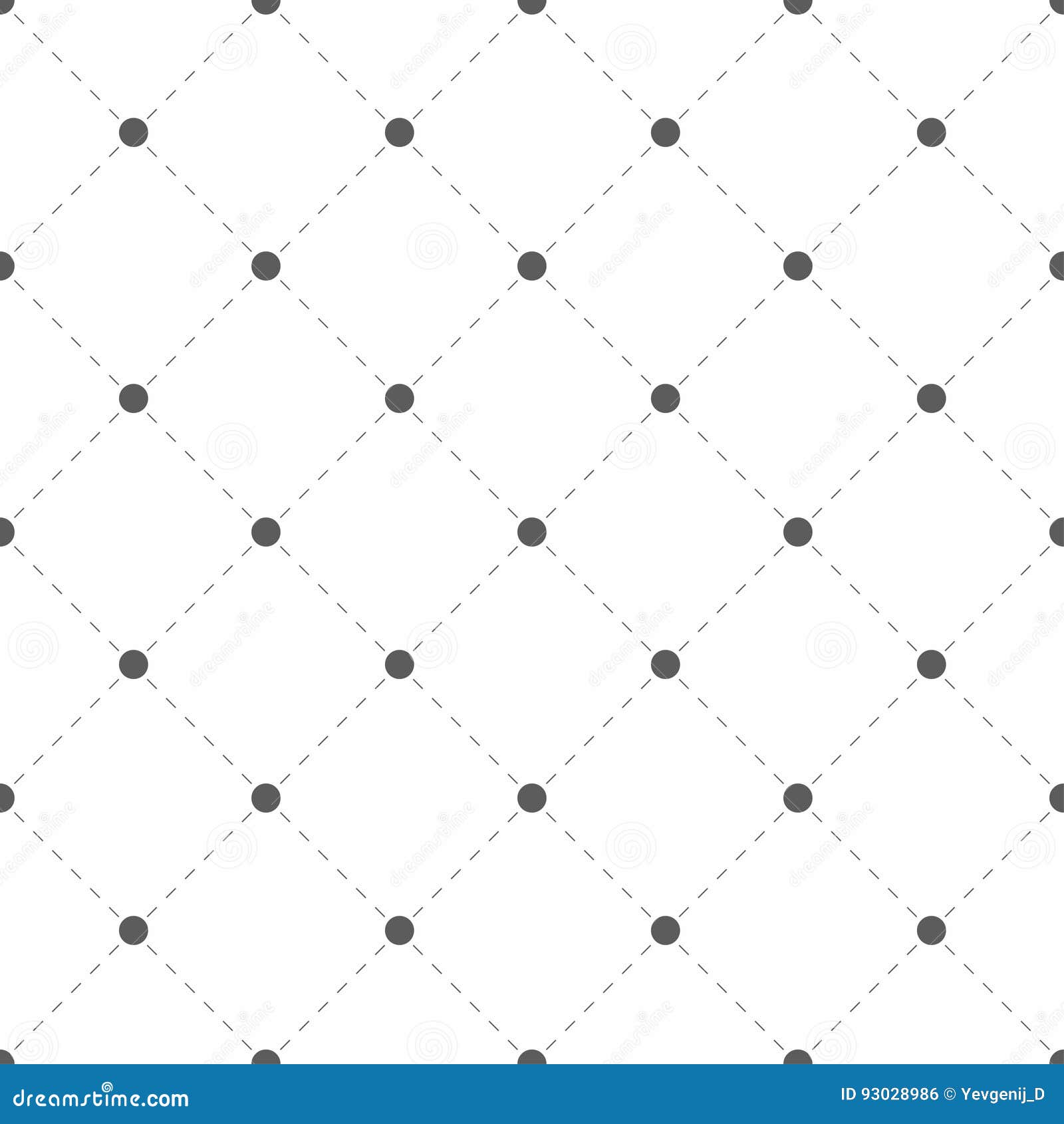 Polka Dotted Texture with Rhombus. Geometric Seamless Pattern. Dots ...