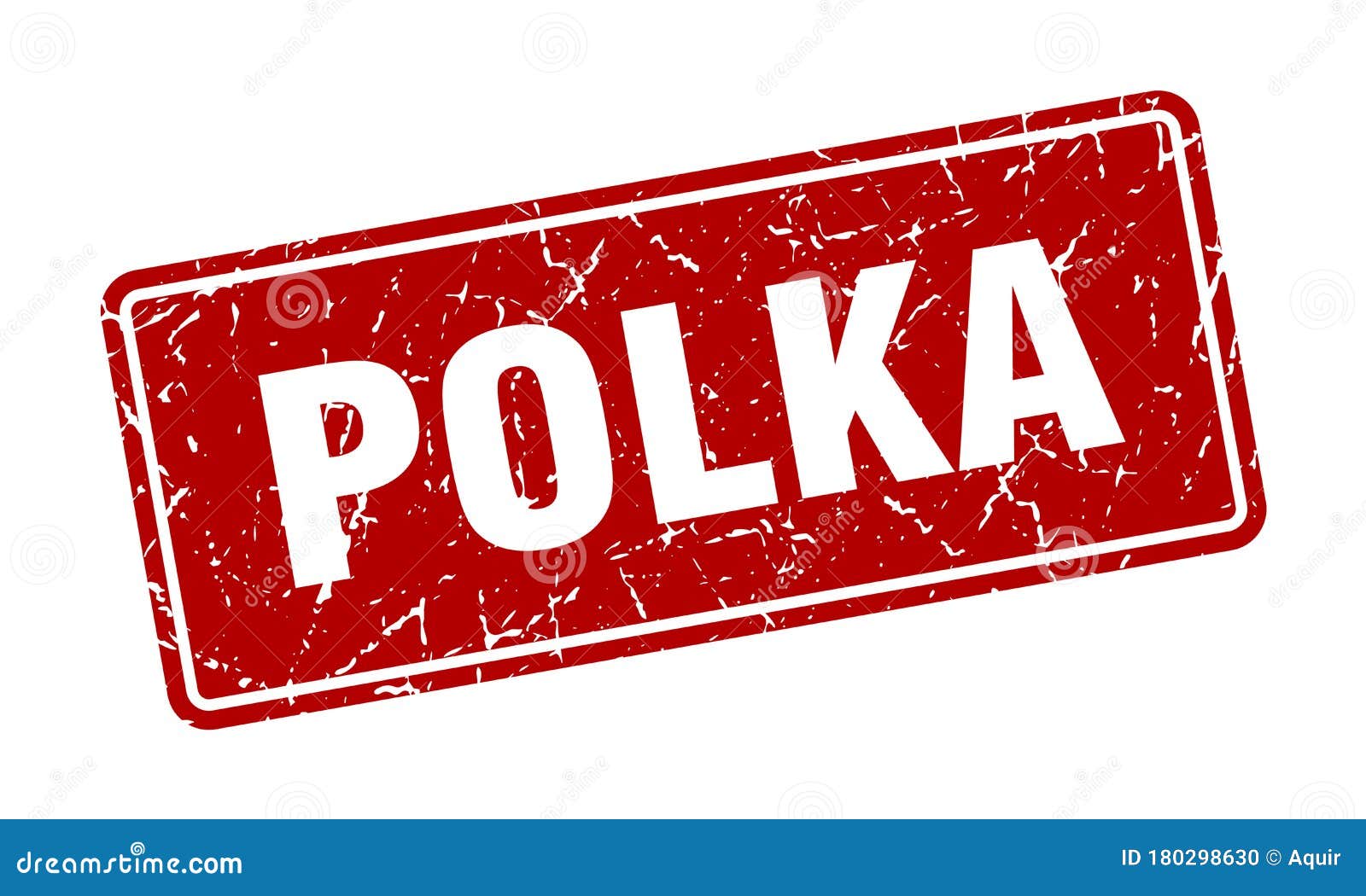 Polka Sign. Polka Grunge Stamp Stock Vector - Illustration of isolated ...